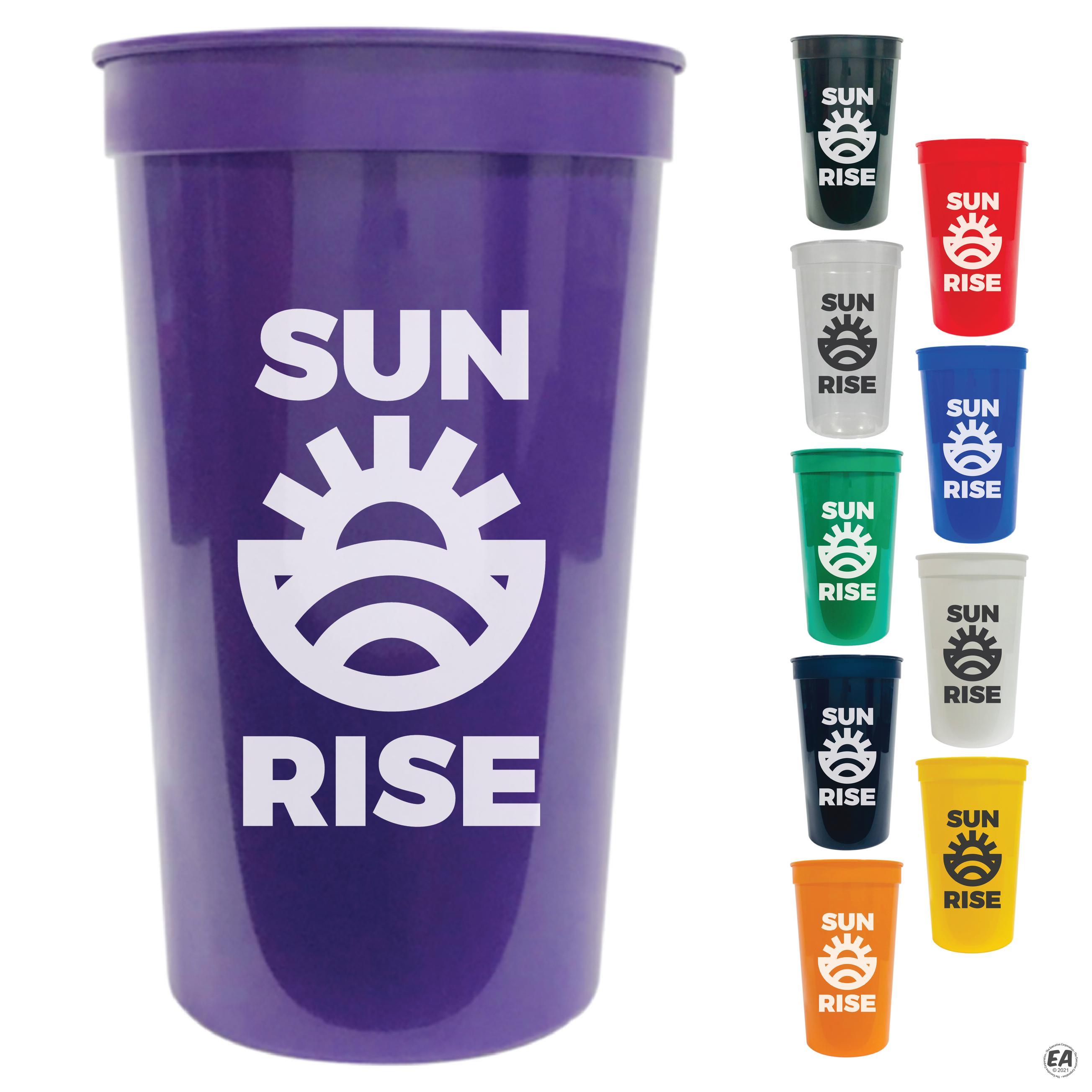 Promotional 22 oz Plastic Stadium Cups | Customized Plastic Cups ...