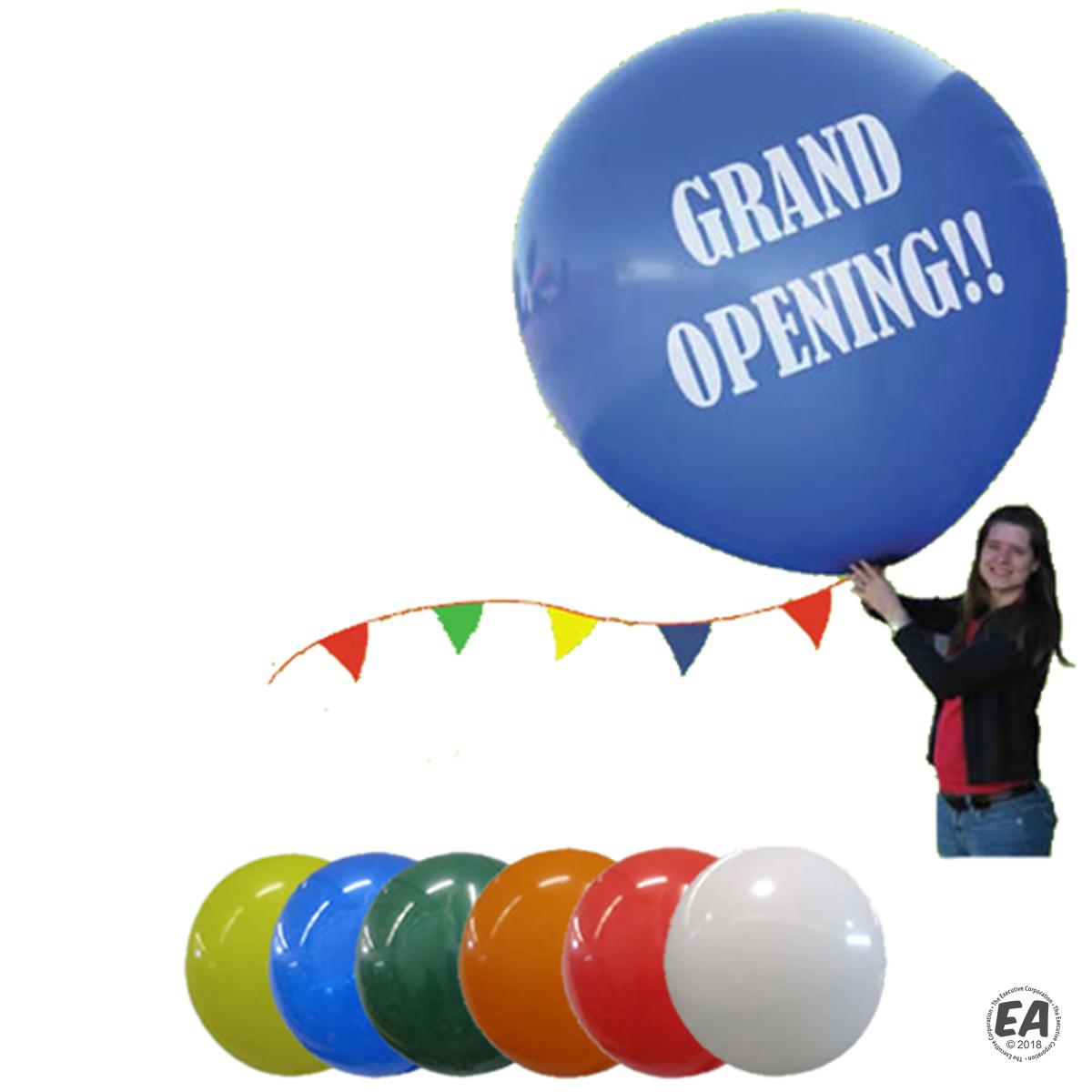 Customized 5 Ft Jumbo Latex Balloons | Promotional Balloons | Custom 5 ...