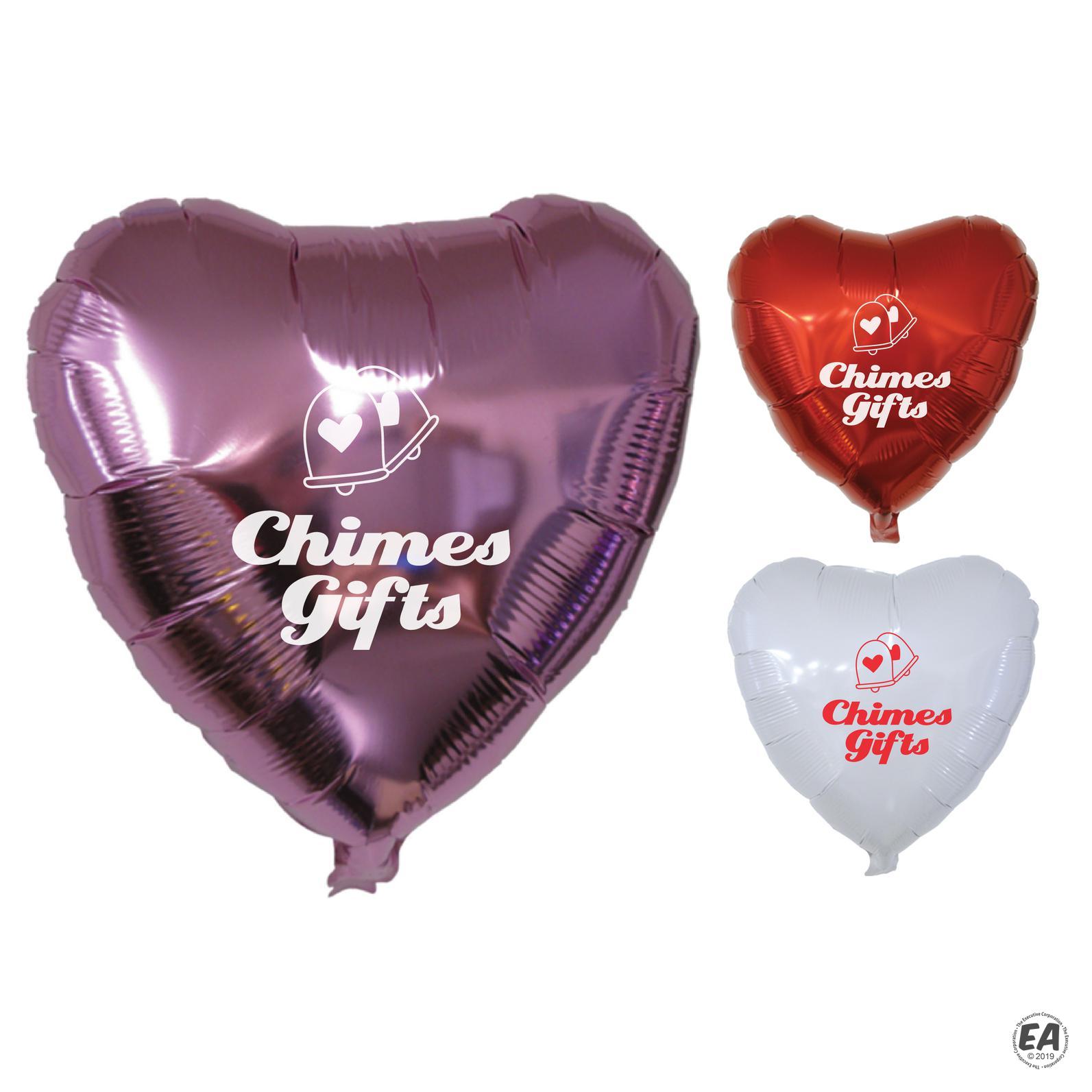 Promotional 18 Inch Heart Mylar Balloons Branded Balloons