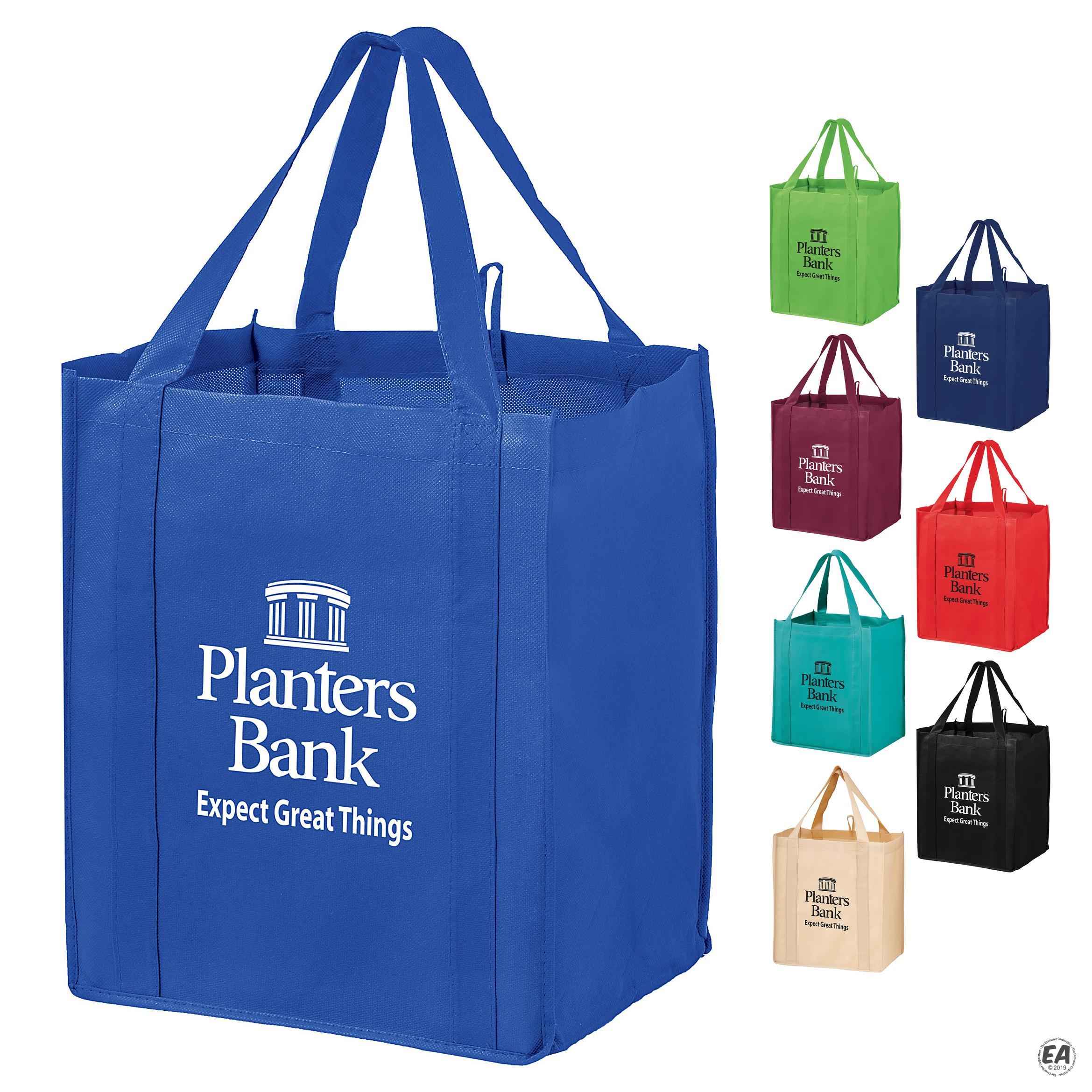 Customized Non-Woven Wine and Grocery Combo Tote Bag with Insert ...