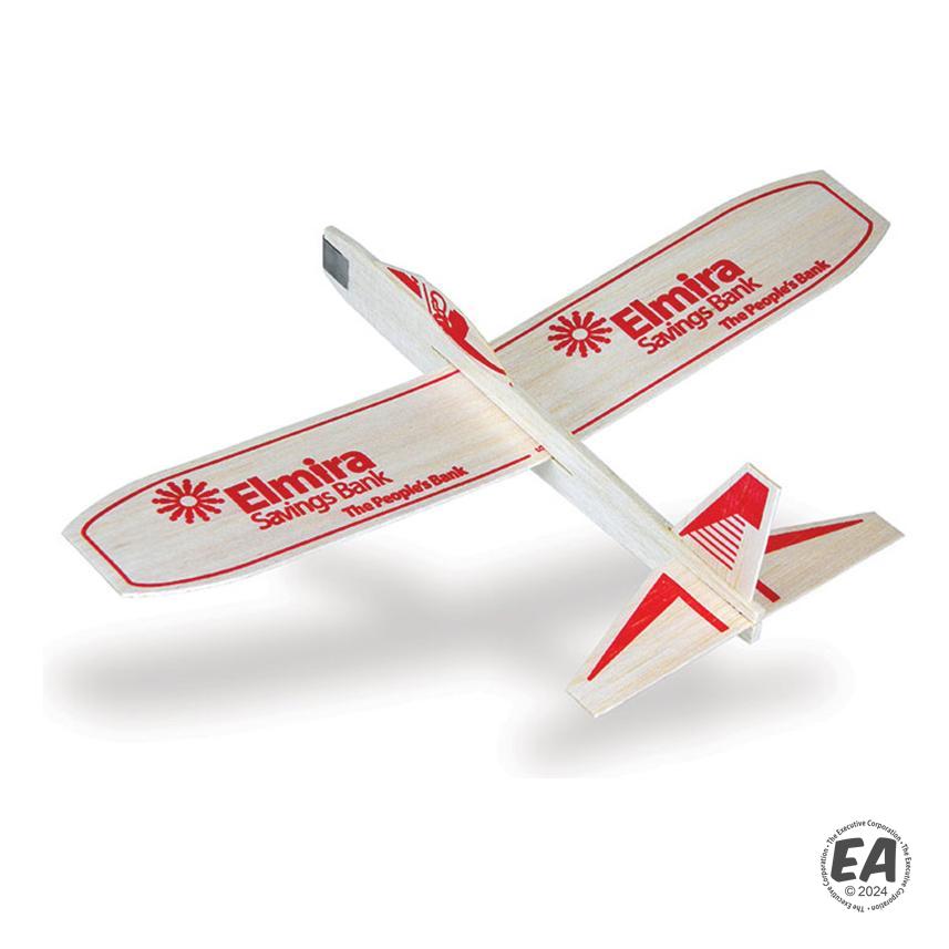 Custom 12 Balsa Wooden Toy Airplane Glider | Promotional Airplane ...