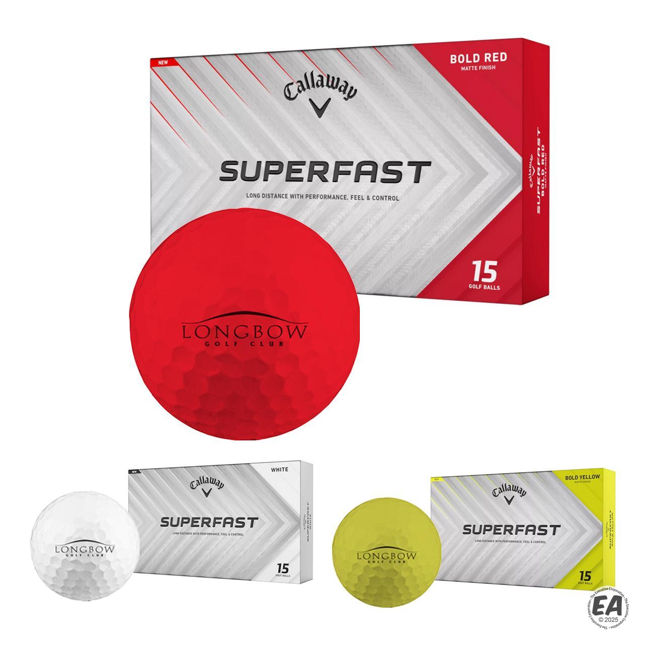 Promotional Callaway Superfast (15 Ball Box) Golf Balls | Customized ...