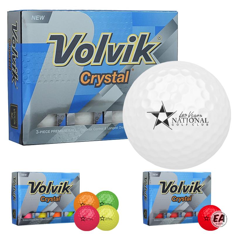 Branded Volvik Crystal Golf Balls | Custom Golf Balls | Promotional ...