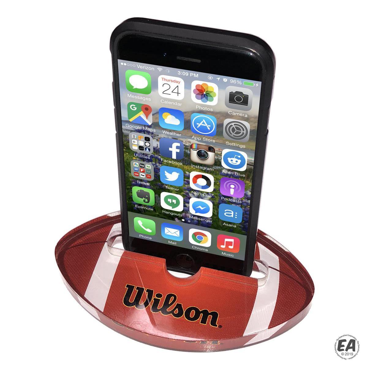 Customized Custom Shape Acrylic Phone Stand | Custom Cell Phone Desk ...