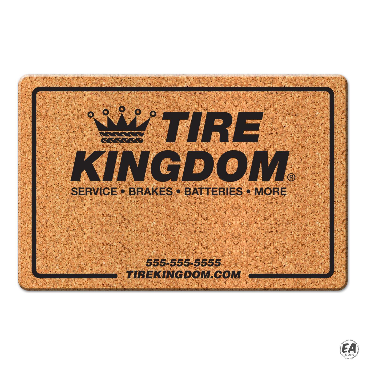 Promotional Rectangle 17x11 Cork Counter Mat | Custom Mats | Customized ...