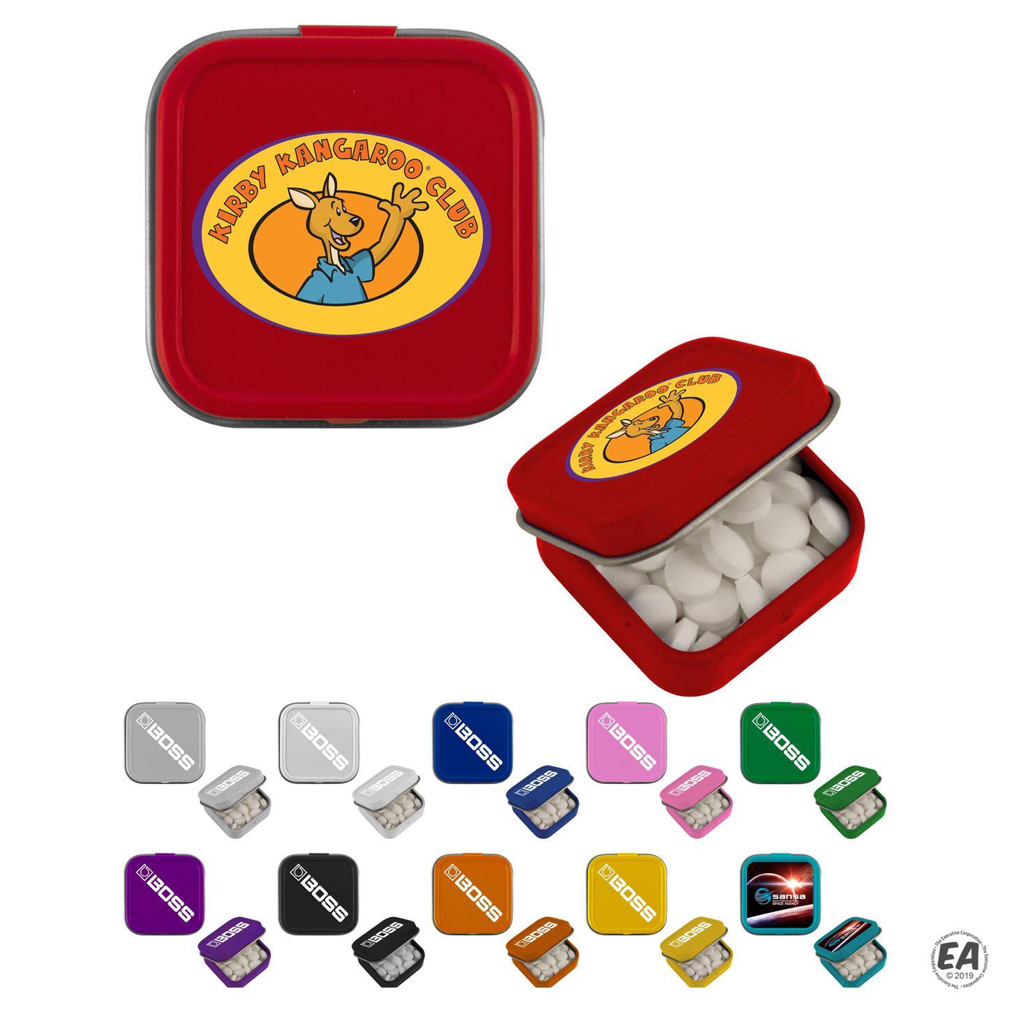 Promotional Mini Square Mint Tin | Customized Mints | Custom Mini ...