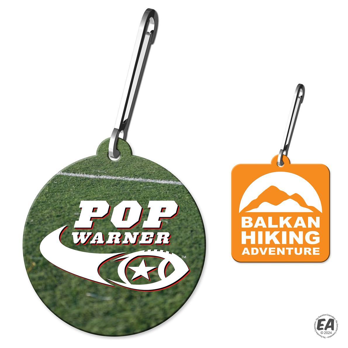 Customized Zipper Pull Tag | Custom Luggage Tags | Promotional Zipper ...