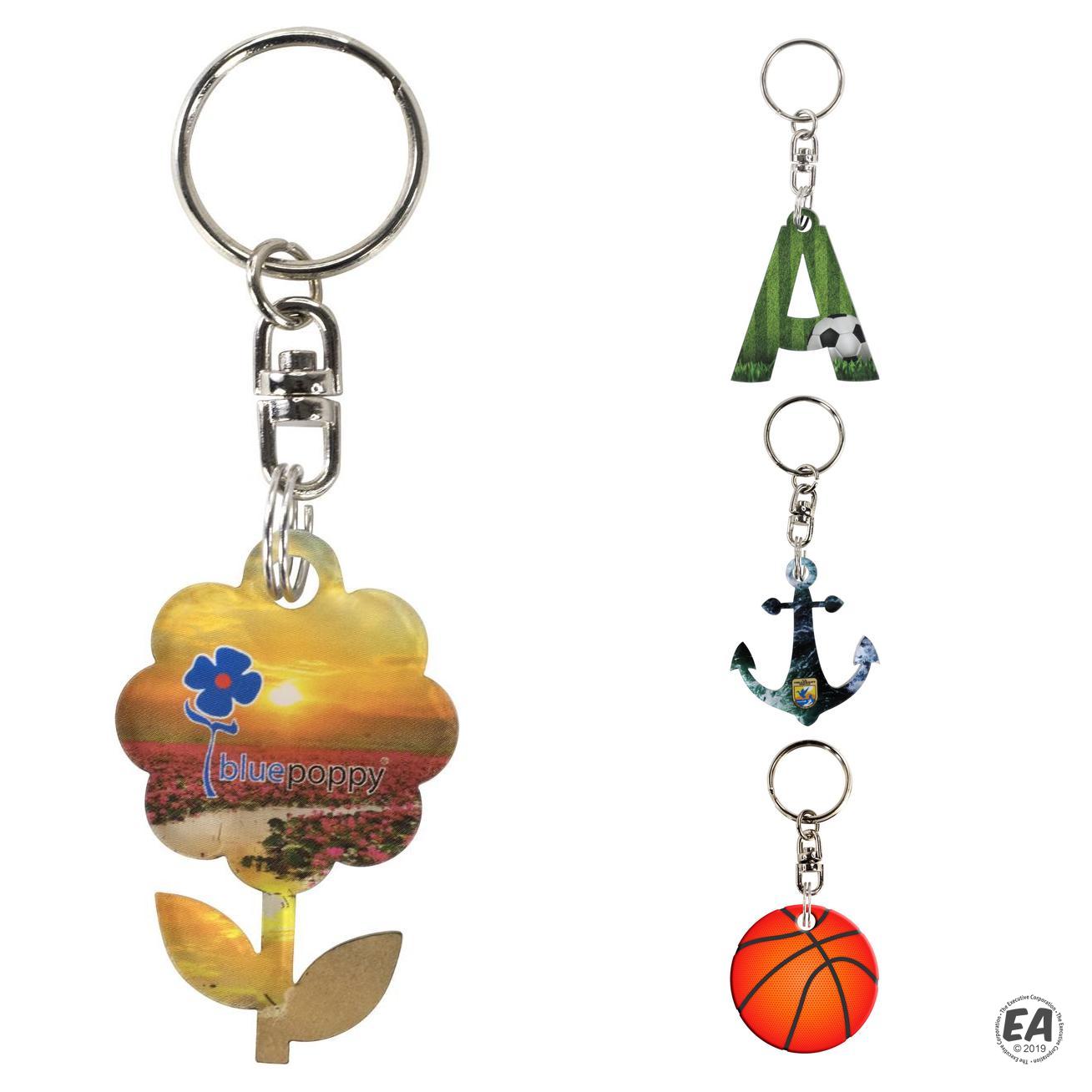 Custom Design Your Own Shape Acrylic Key Chain - Up to 4 Square Inches ...