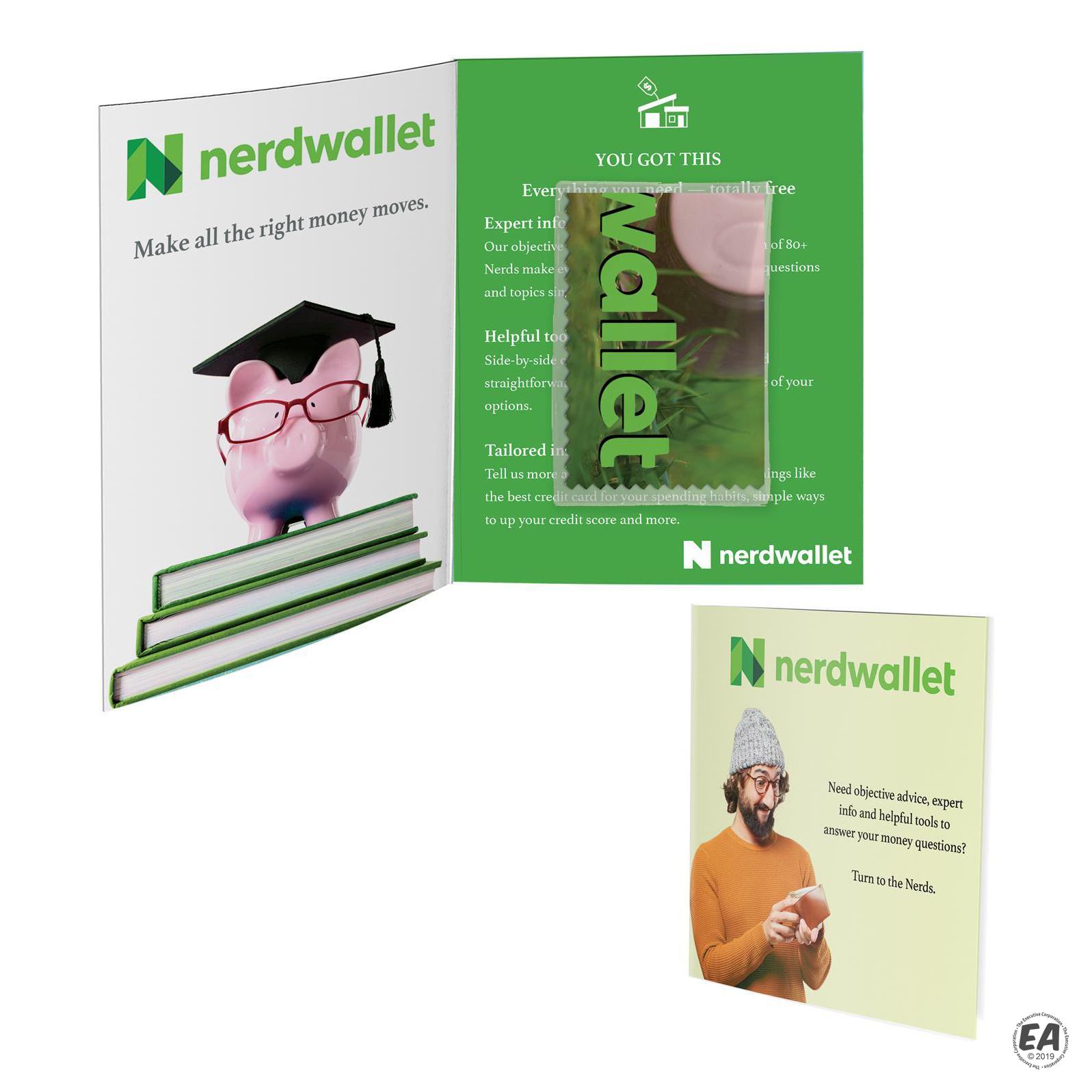 Customized Greeting Card with Microfiber and PVC Pouch | Promotional ...