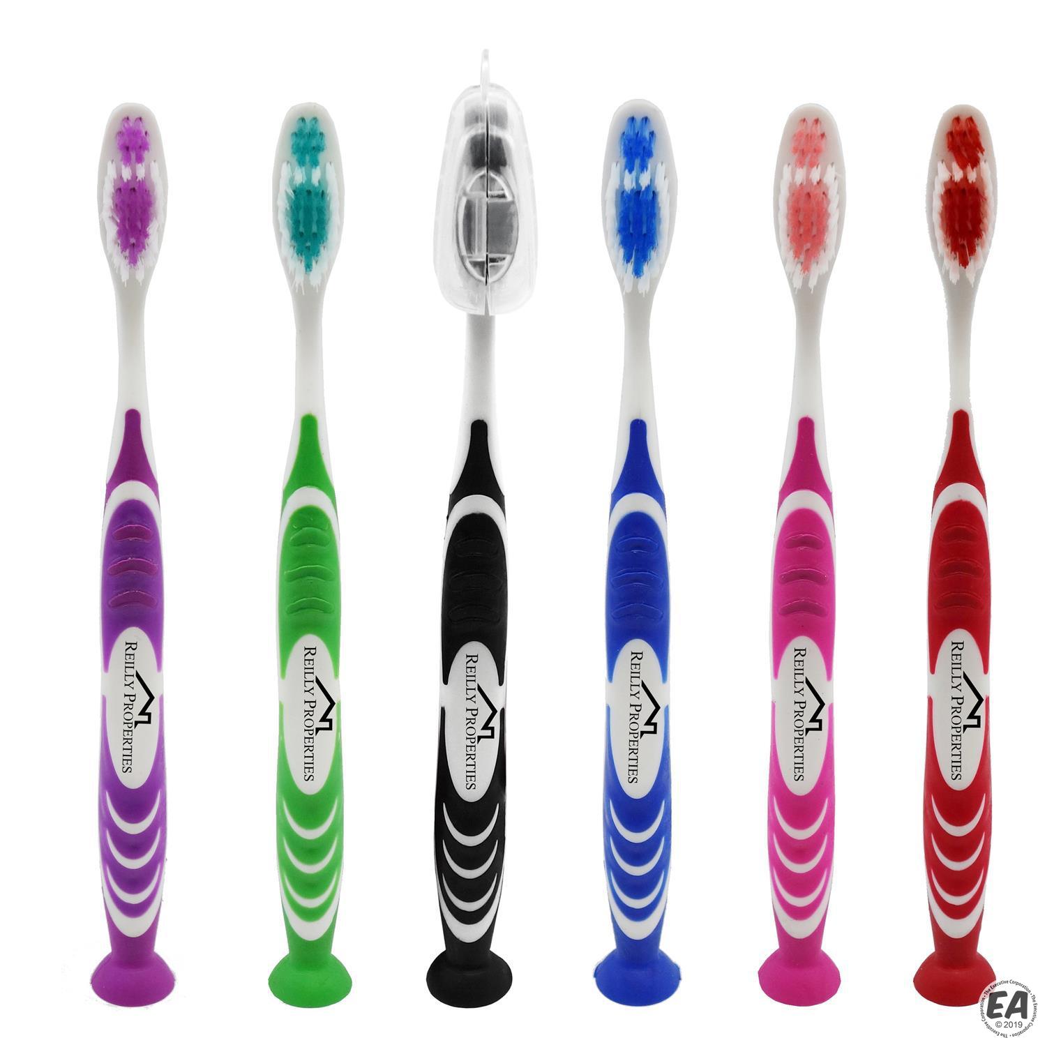 Promotional Stand Up Suction Toothbrush With Tongue Scraper ...