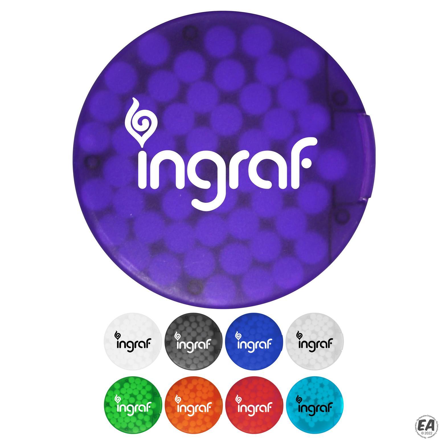 Customized Round N Plastic Breath Mints | Promotional Mints | Branded ...