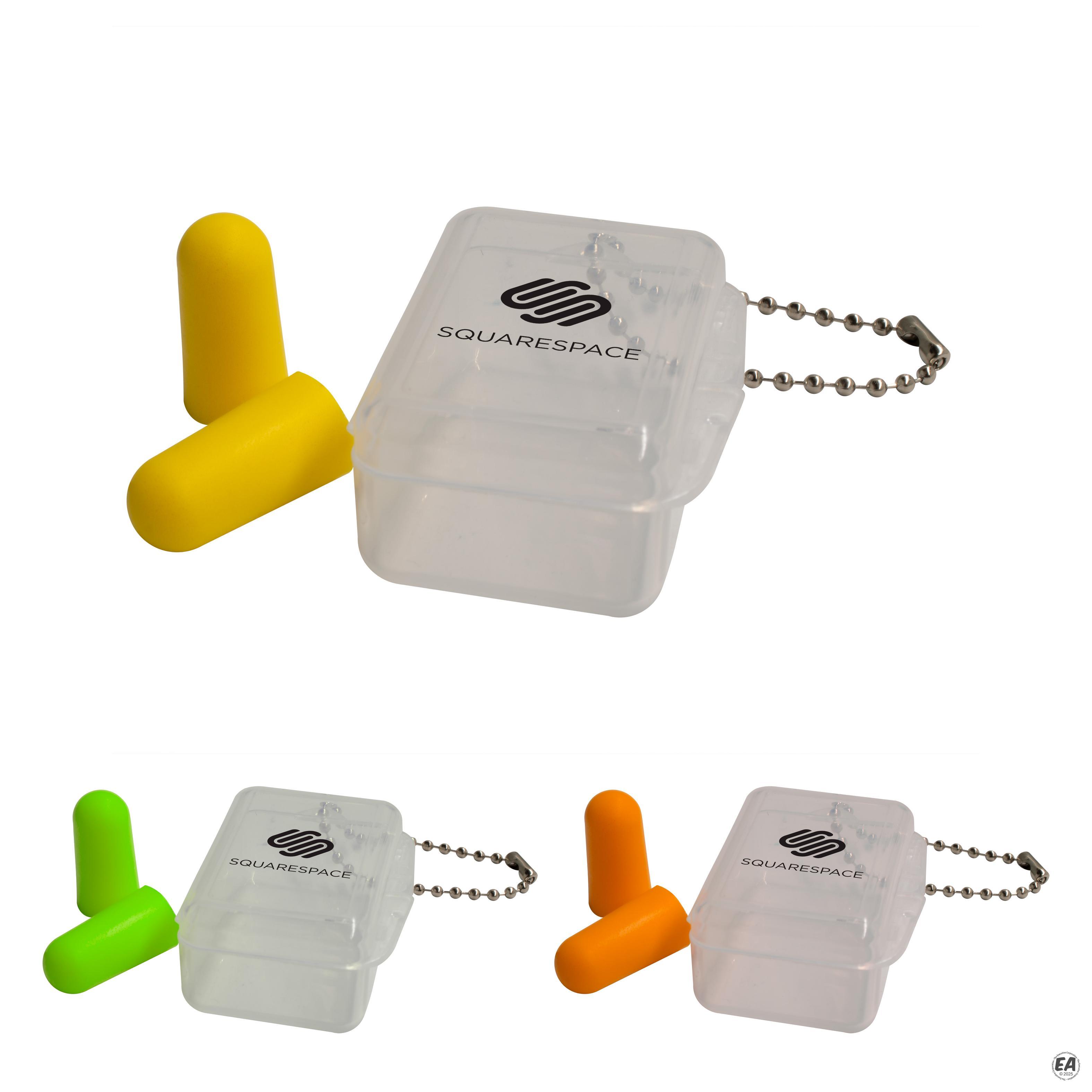 Promotional Rectangle Case Foam Ear Plugs | Customized Earbuds | Custom ...