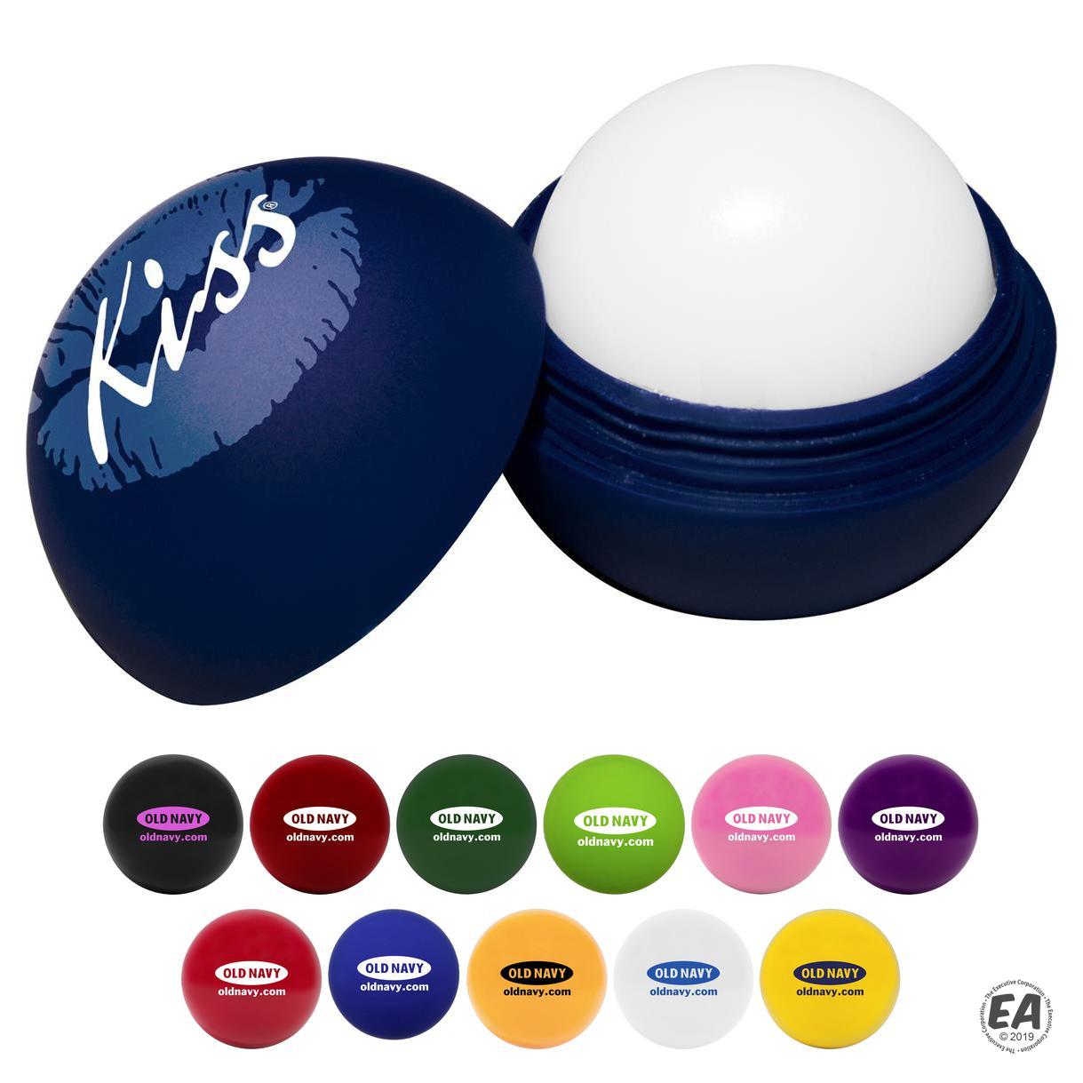 Customized TEK-OS Round Retail Lip Balm | Promotional Lip Balms ...