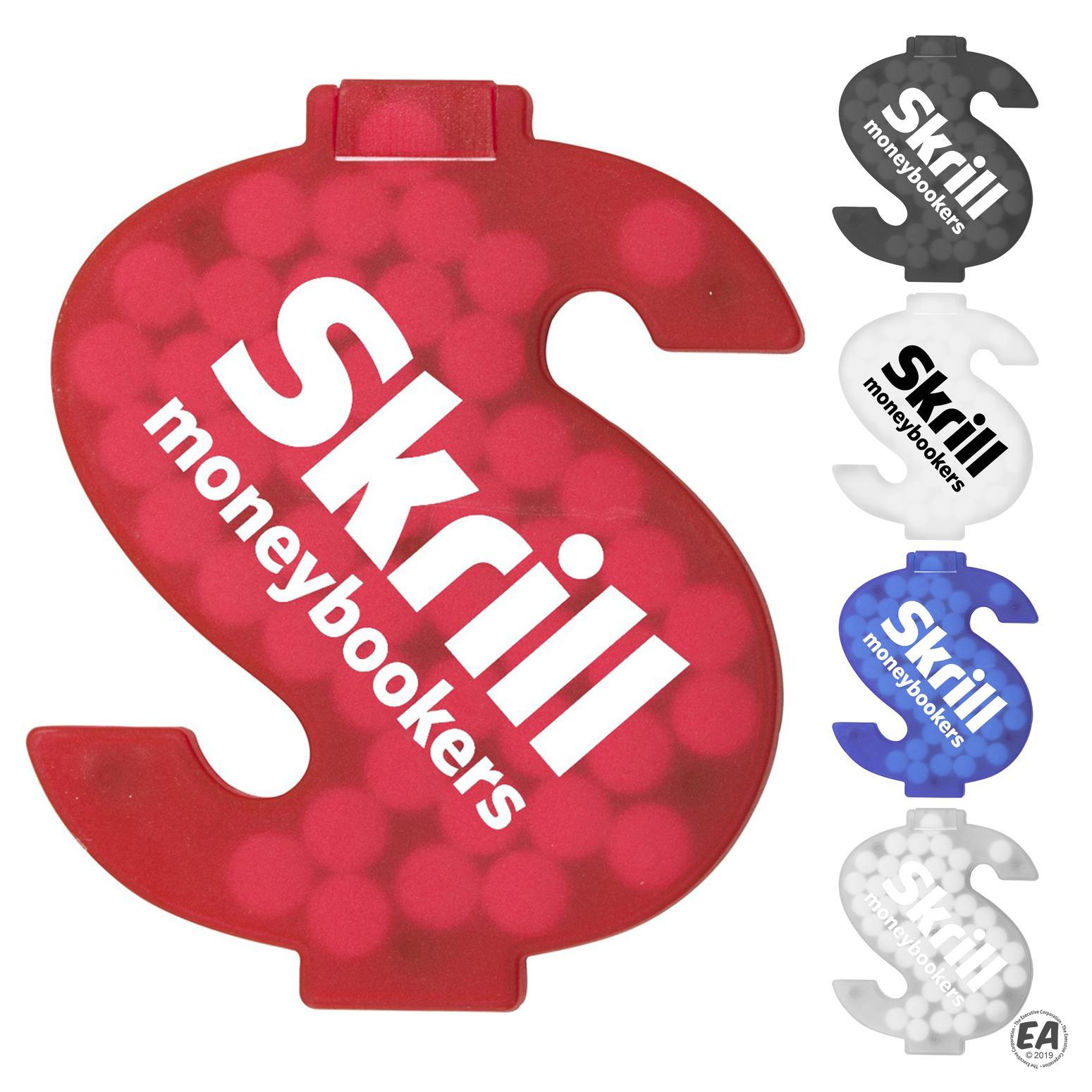 Custom Dollar Sign Shaped Credit Card Mints | Customized Mints ...