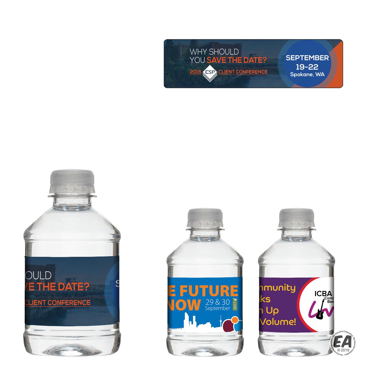 Promotional 8 oz Custom Label Bottled Water (TX) | Customized Bottled ...