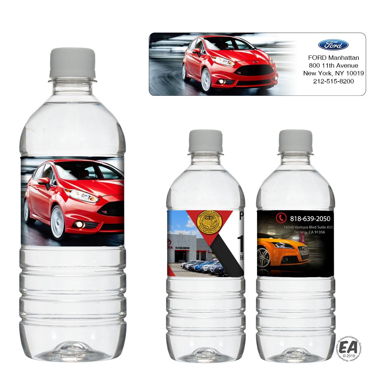 Customized 20 oz Custom Label Bottled Water (TX) | Promotional Bottled ...