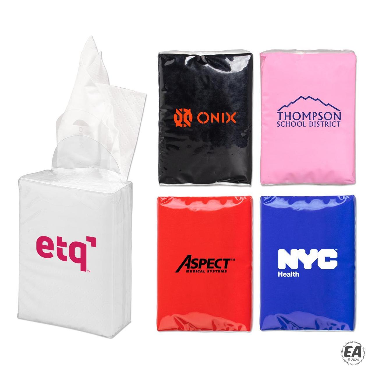 Promotional Tissue Pack (10 Tissues) | Custom First Aid Kits ...