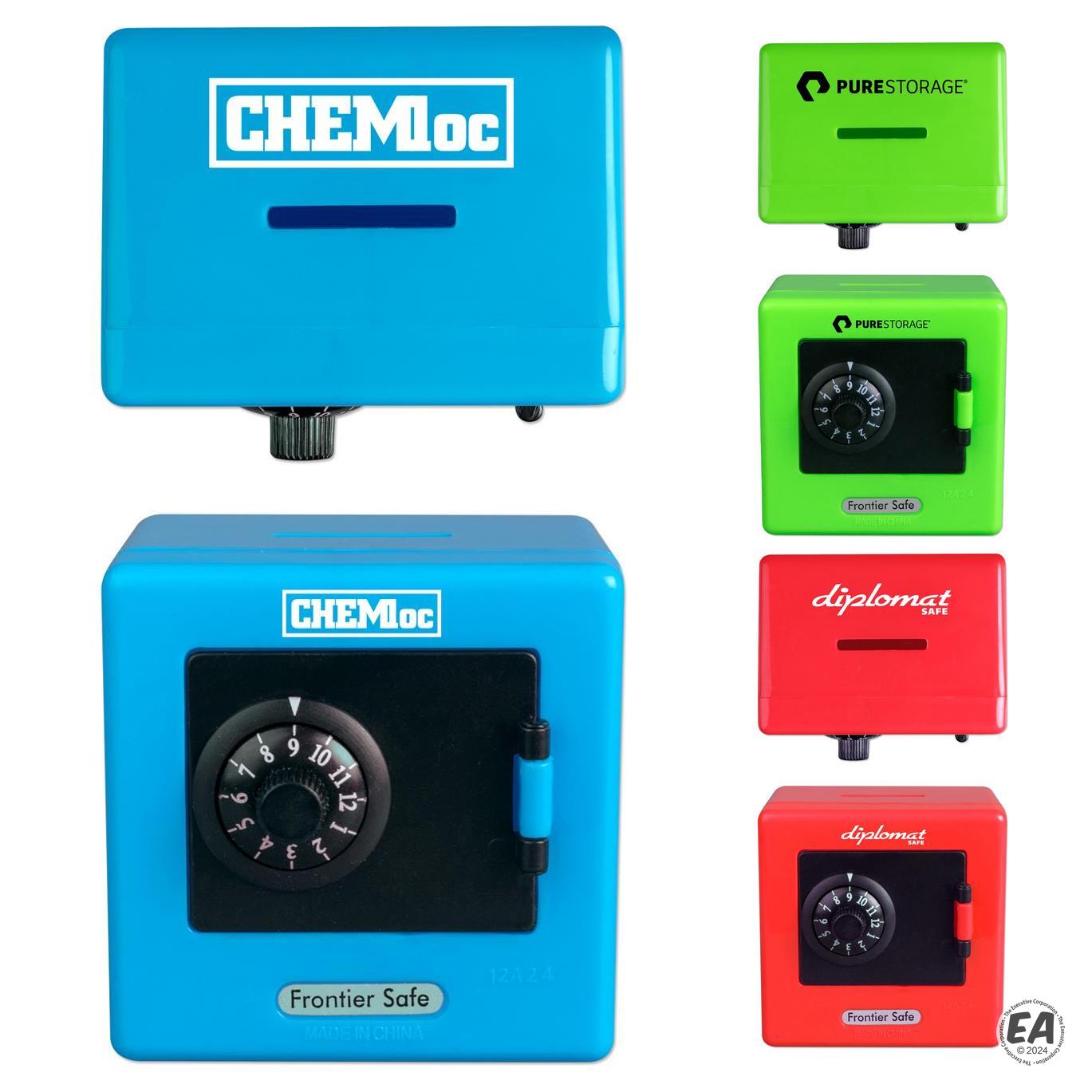 Customized Plastic Combination Safe Bank | Promotional Coin Banks ...