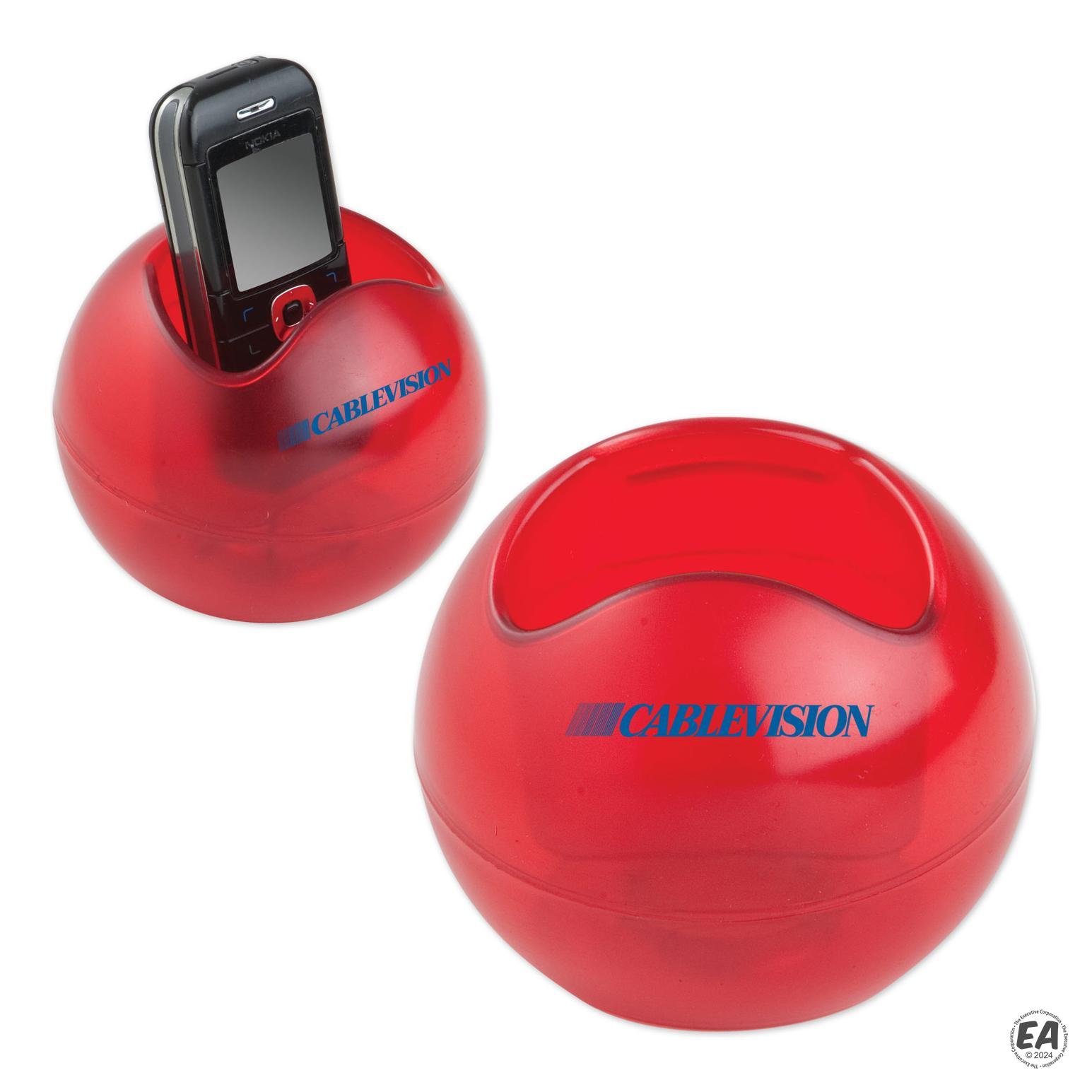 Promotional Red Cell Phone Holder Bank | Custom Cell Phone Accessories ...