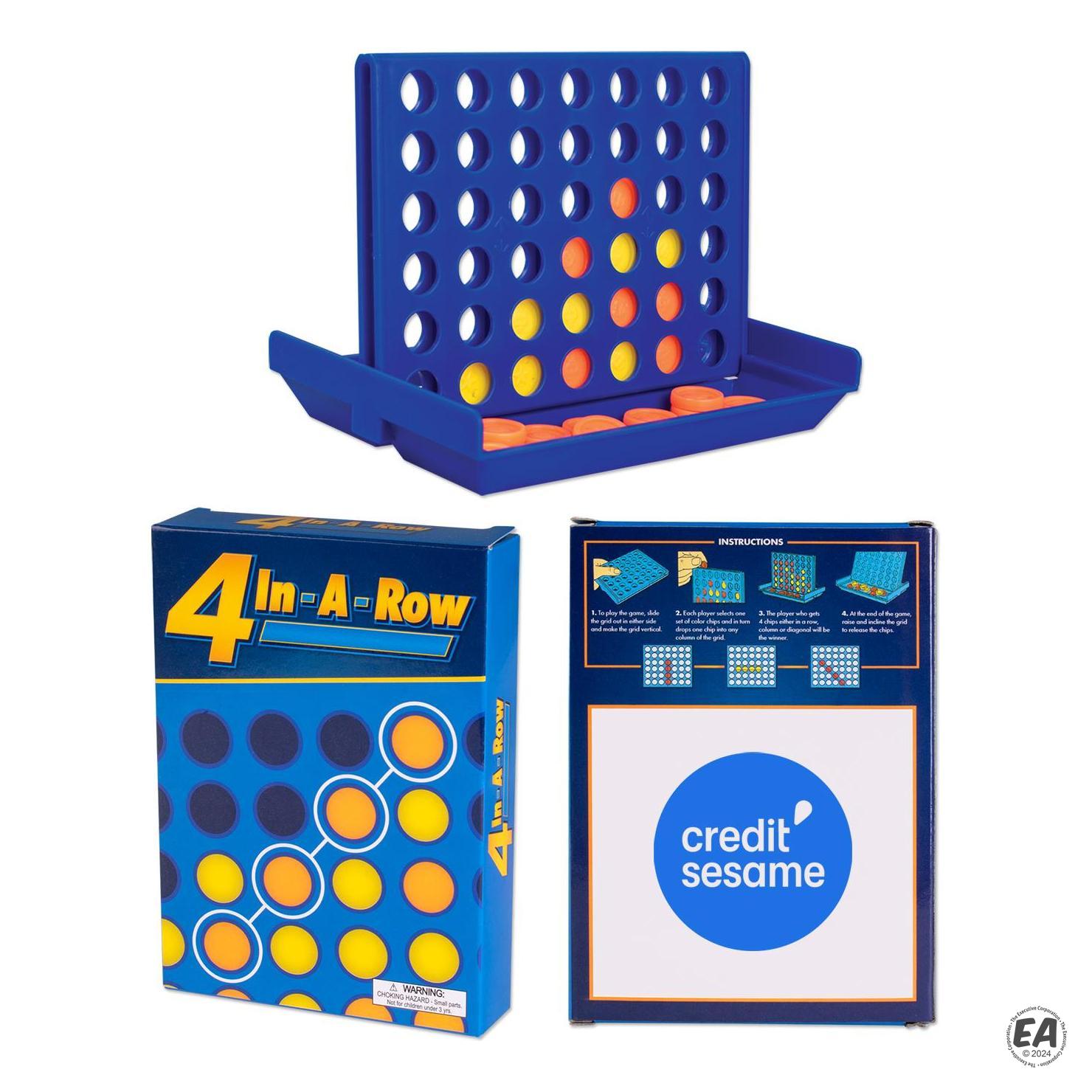 Promotional 4-In-A-Row Game | Customized Executive Games | Branded 4-In ...