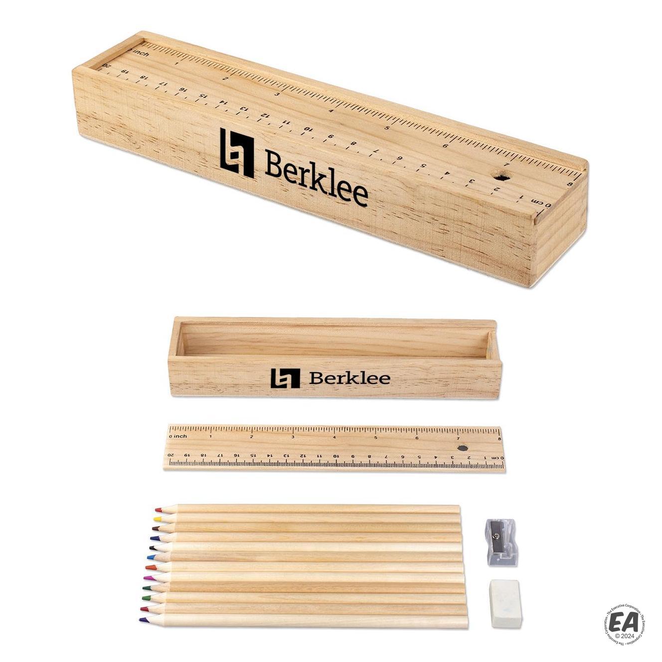 Promotional Wooden Stationery Kit | Customized Pencils | Branded Wooden ...