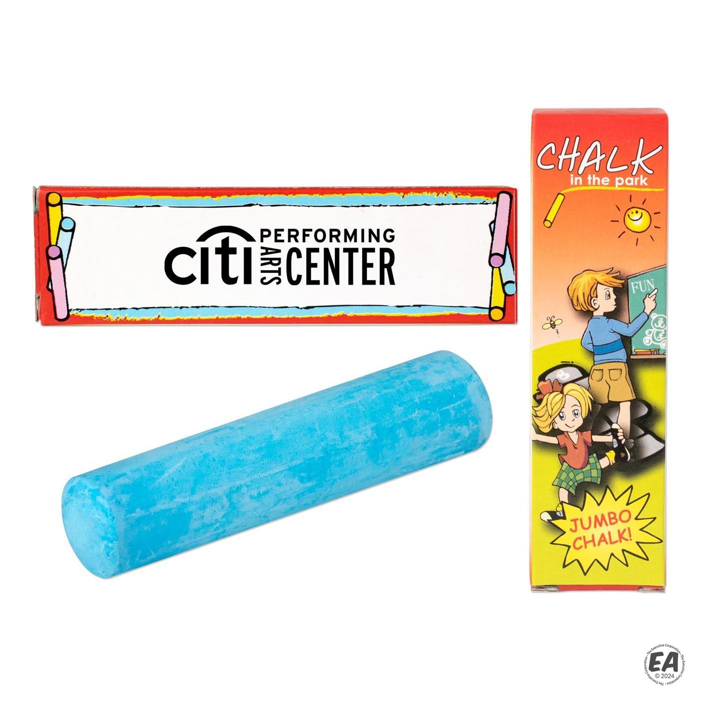 Customized 1-Pack Jumbo Sidewalk Chalk | Custom Crayons | Promotional 1 ...