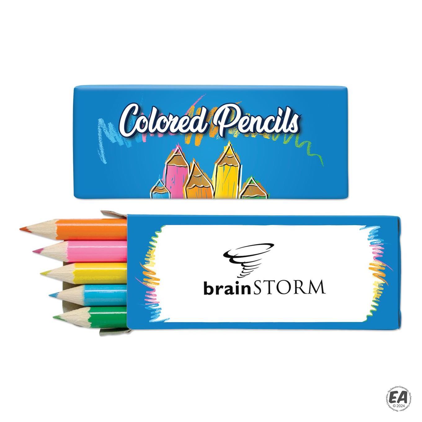 Promotional 5-Pack Colored Pencils | Customized Crayons | Branded 5 ...