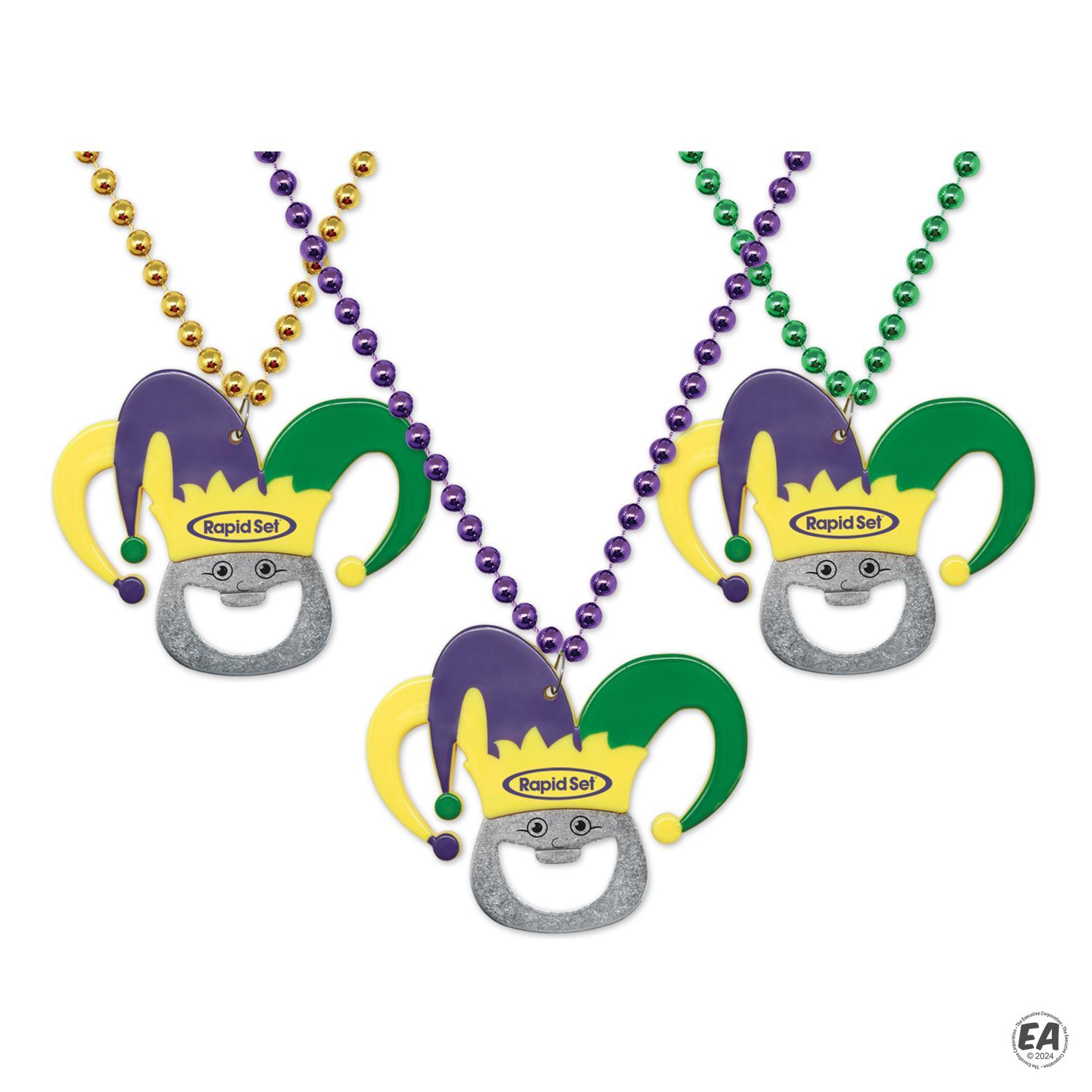 Customized Mardi Gras Bottle Opener Beads | Branded Bottle Openers ...