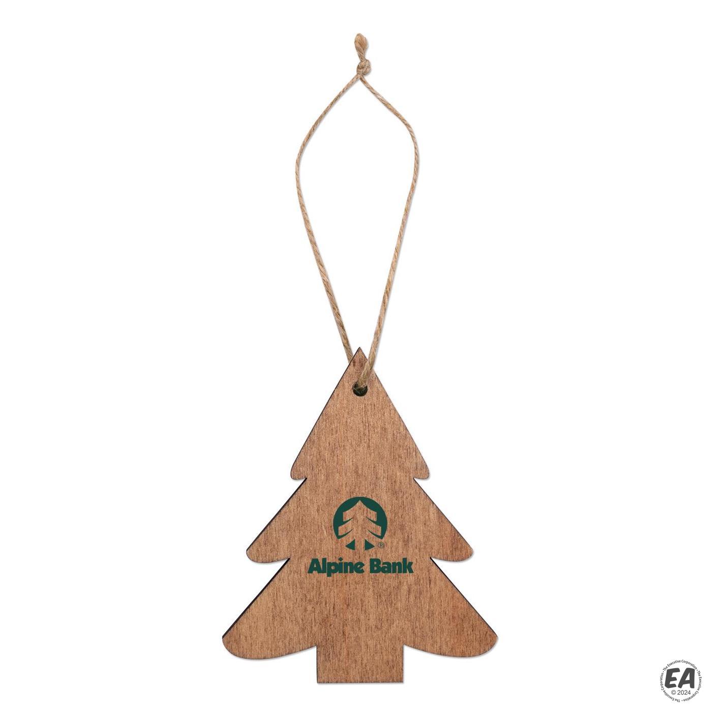 Promotional Wooden Tree Ornament | Branded Ornaments | Customized ...