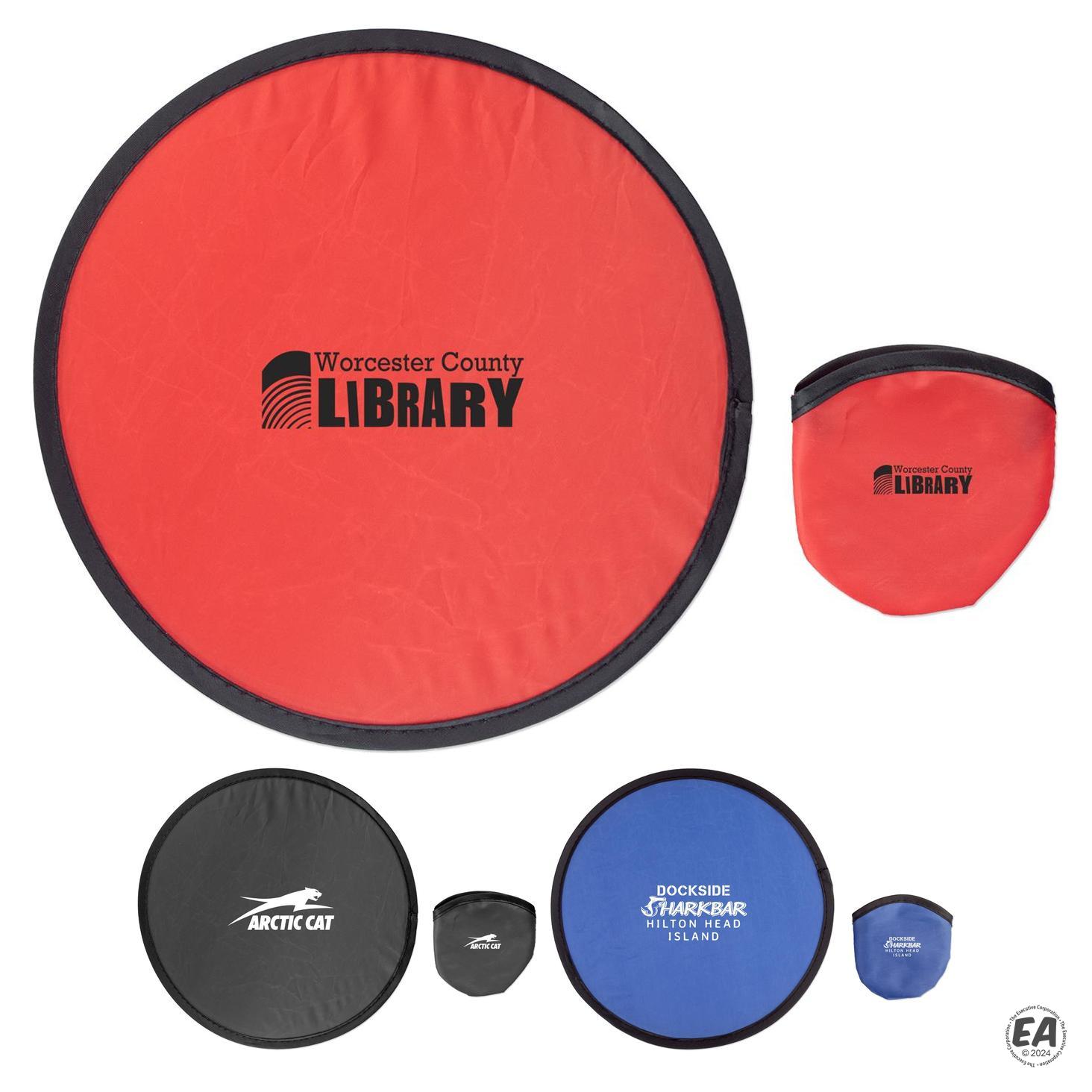 Promotional Foldable Discs in Pouch | Branded Flyers | Custom Foldable ...