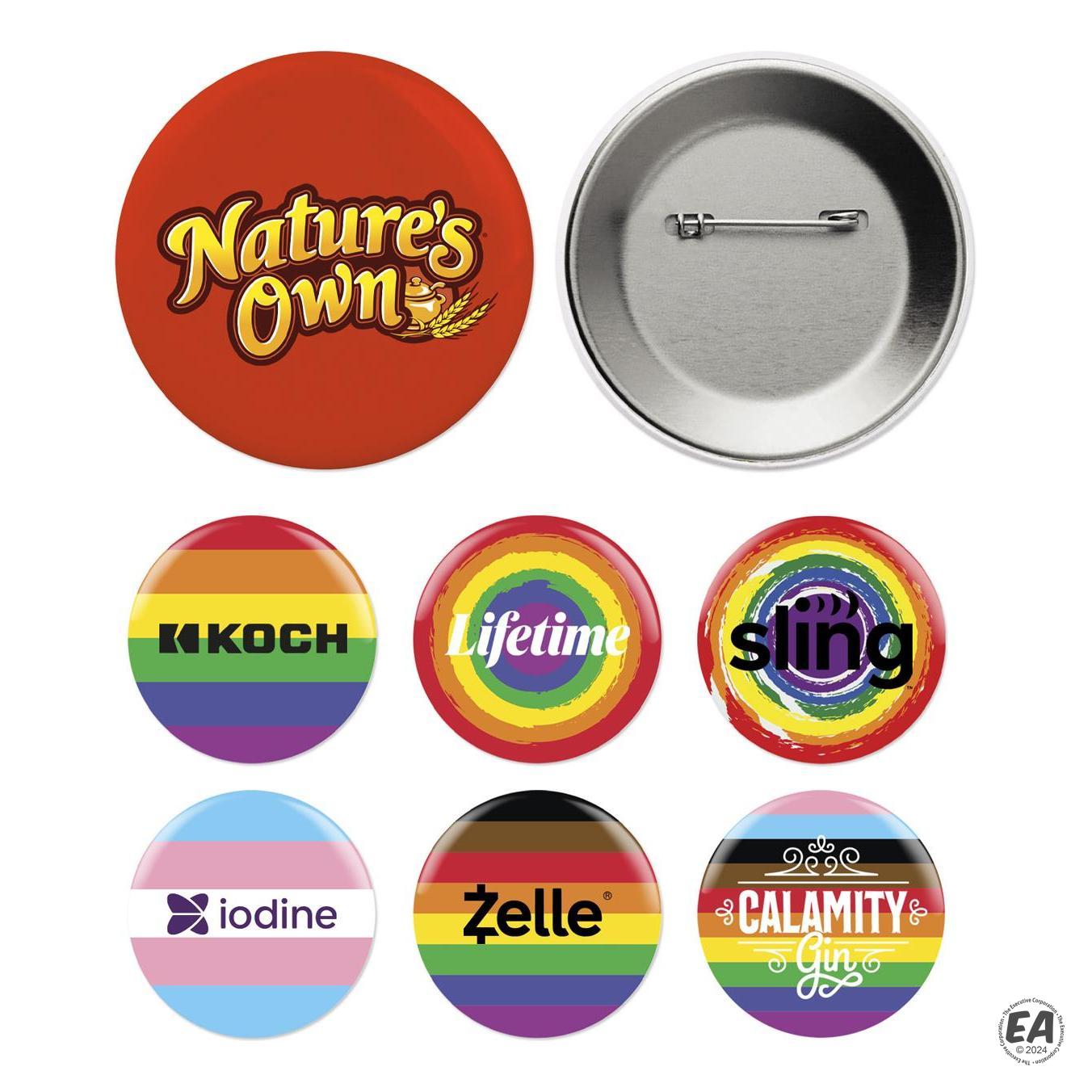 Promotional Round 3 Button - Made in USA | Customized Buttons | Branded ...