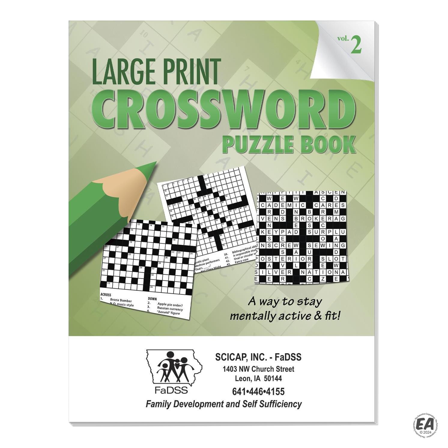Promotional Crossword Book Volume 2 | Customized Executive Games ...