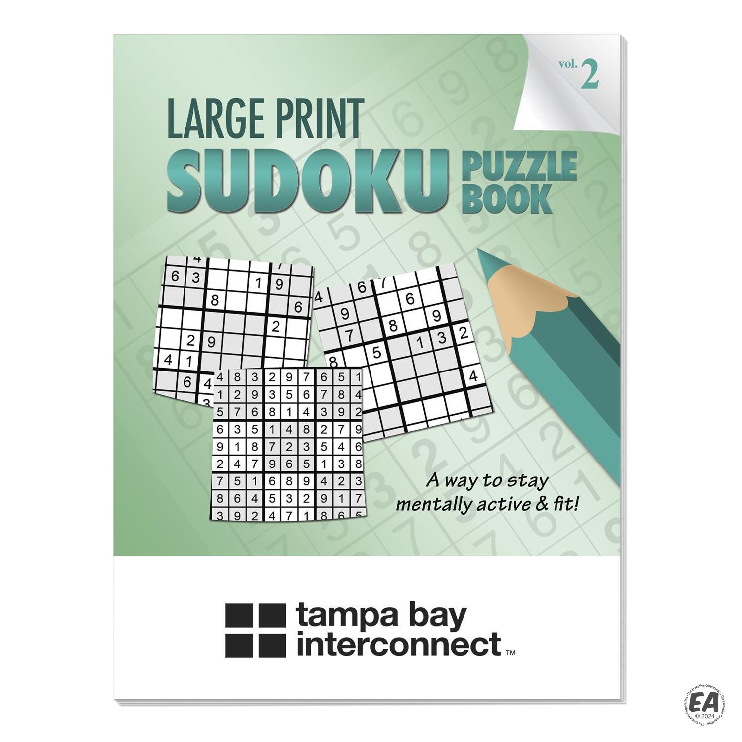 Custom Sudoku Book Volume 2 | Customized Executive Games | Promotional ...