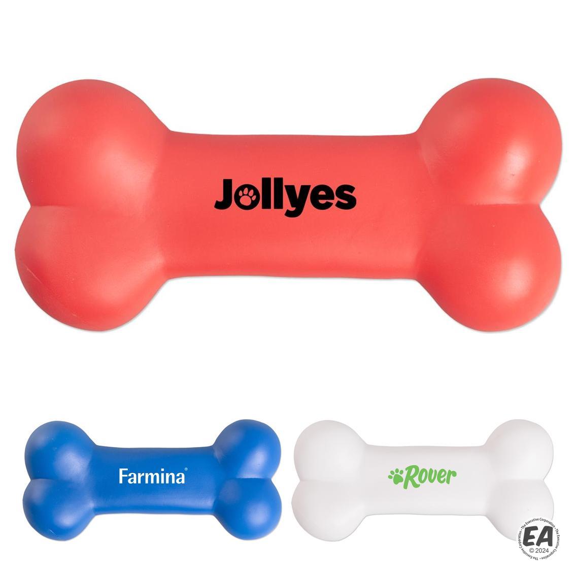Branded Bone Shaped Dog Squeeze Toy | Customized Pet Accessories ...