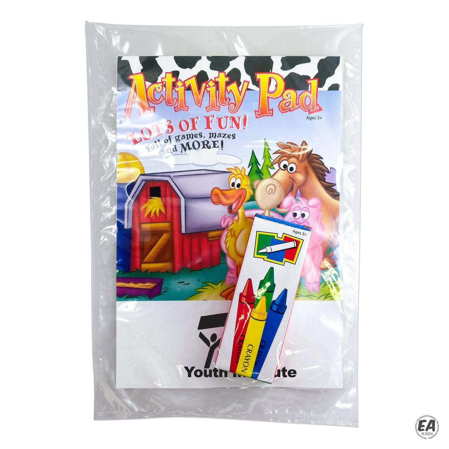 Customized Lots of Fun Activity Pad with Crayons Fun Pack | Custom ...