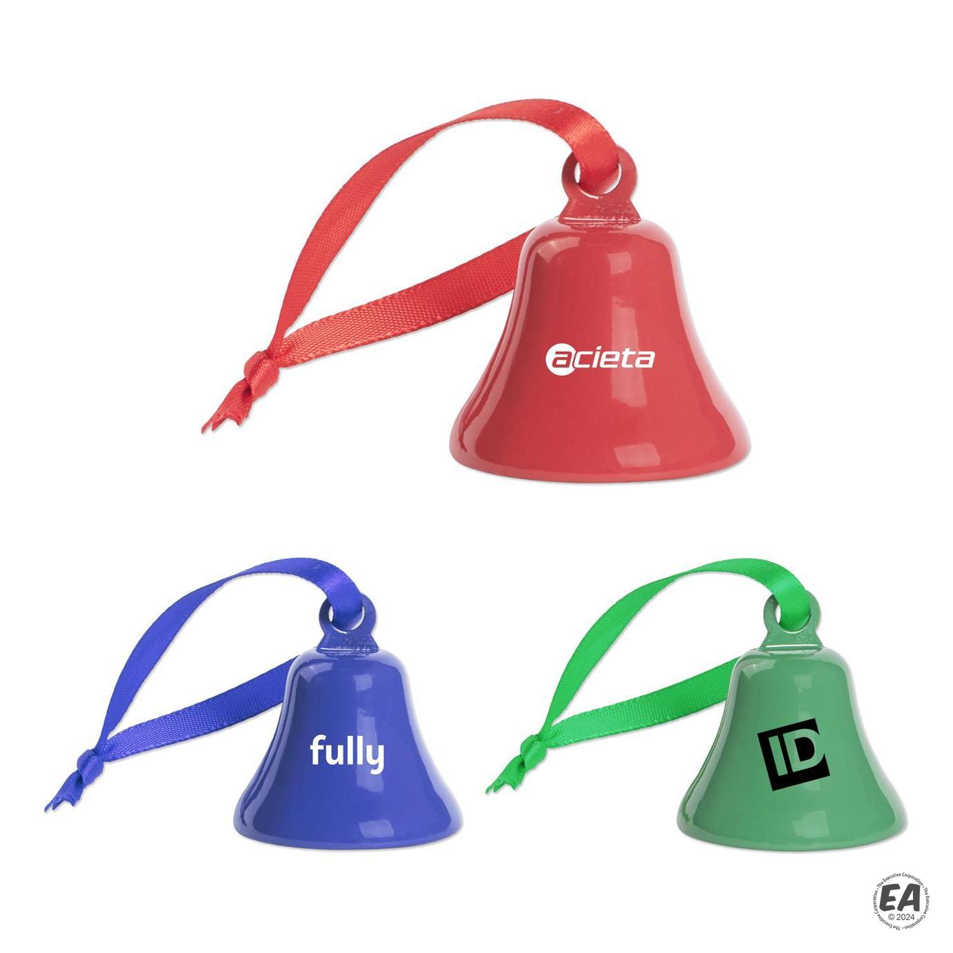 Customized Ornament Bell with Ribbon | Custom Ornaments | Promotional ...