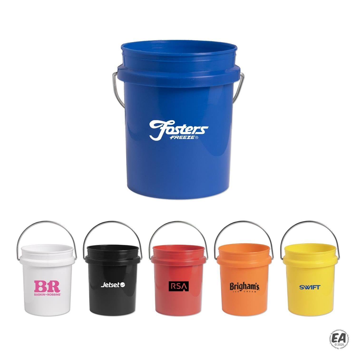 Promotional Miniature 5-Gallon Bucket | Custom Food Bowls | Customized ...