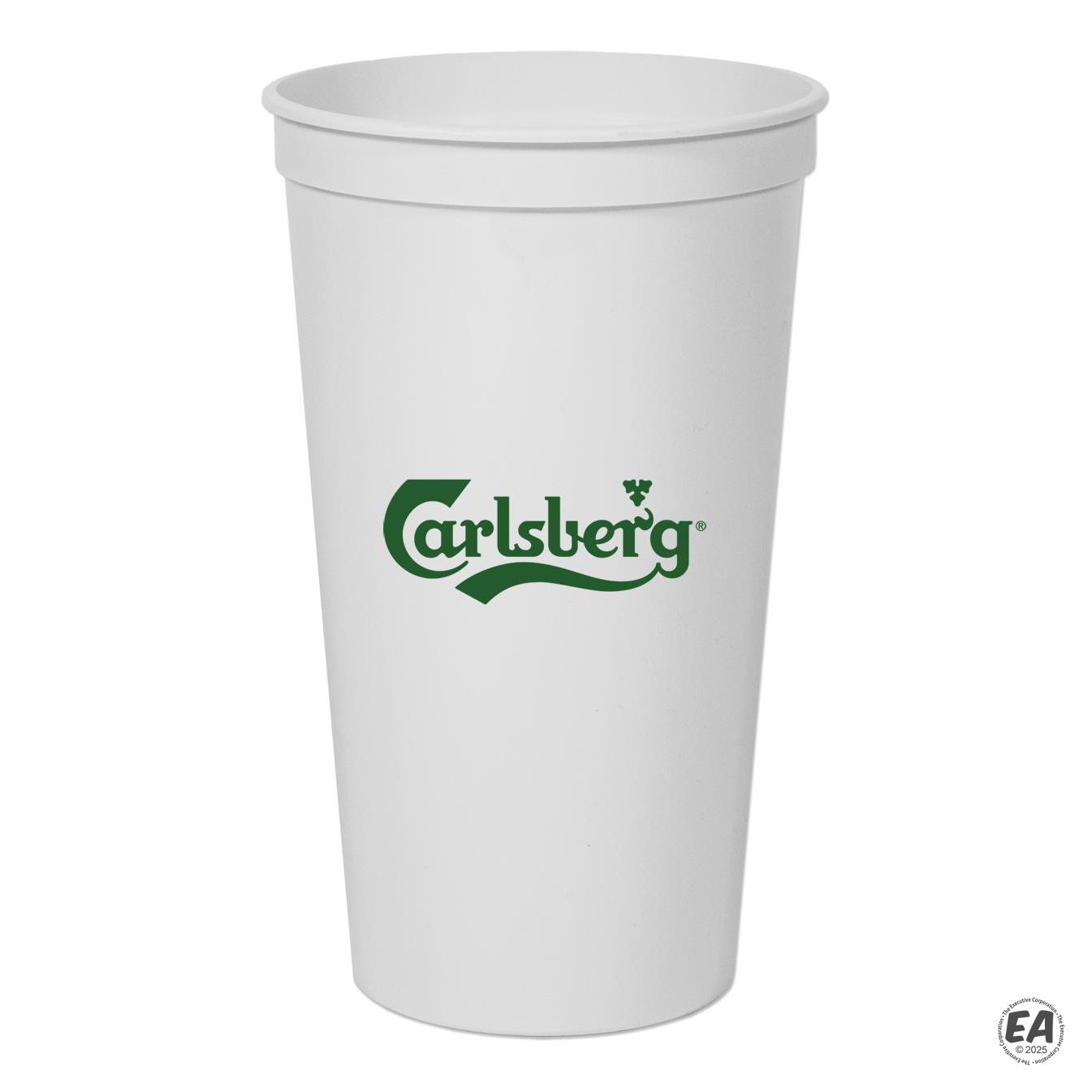 Customized 32 oz. Smooth Stadium Cup | Promotional Plastic Cups ...
