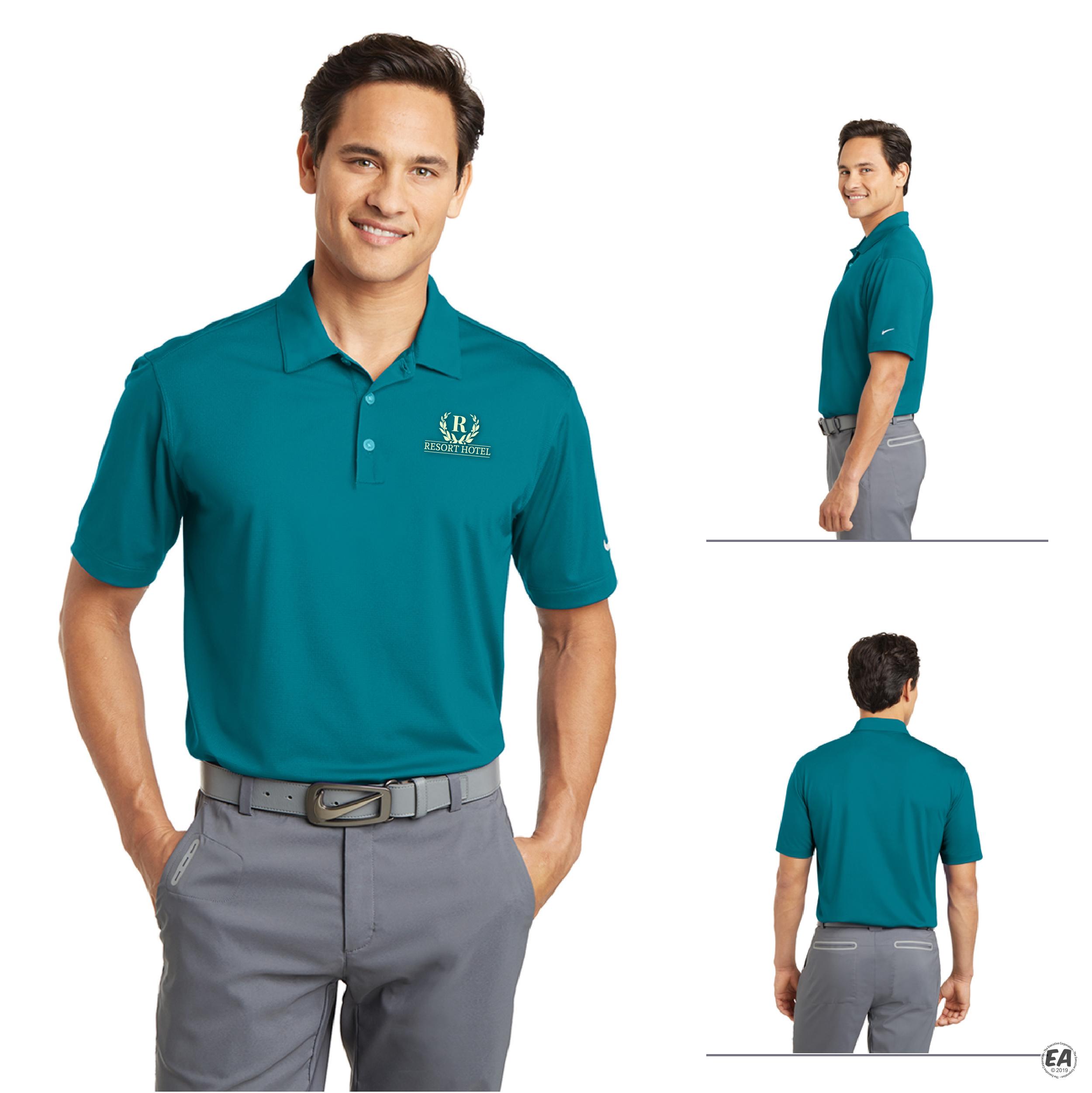 Customized Nike 637167 Dri-FIT Vertical Mesh Polo | Promotional ...