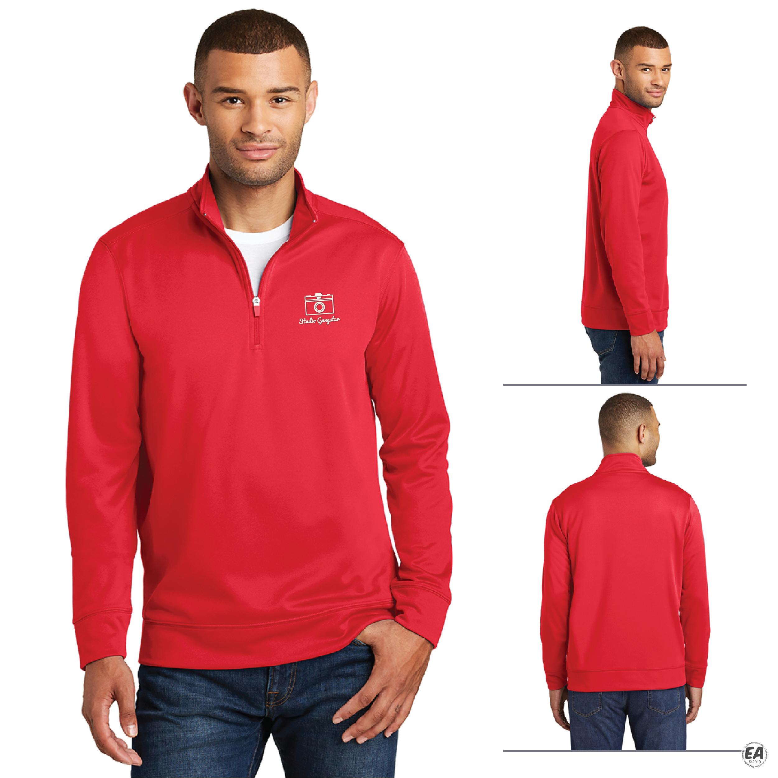 Customized Port and Company PC590Q Performance Fleece 1/4-Zip Pullover ...