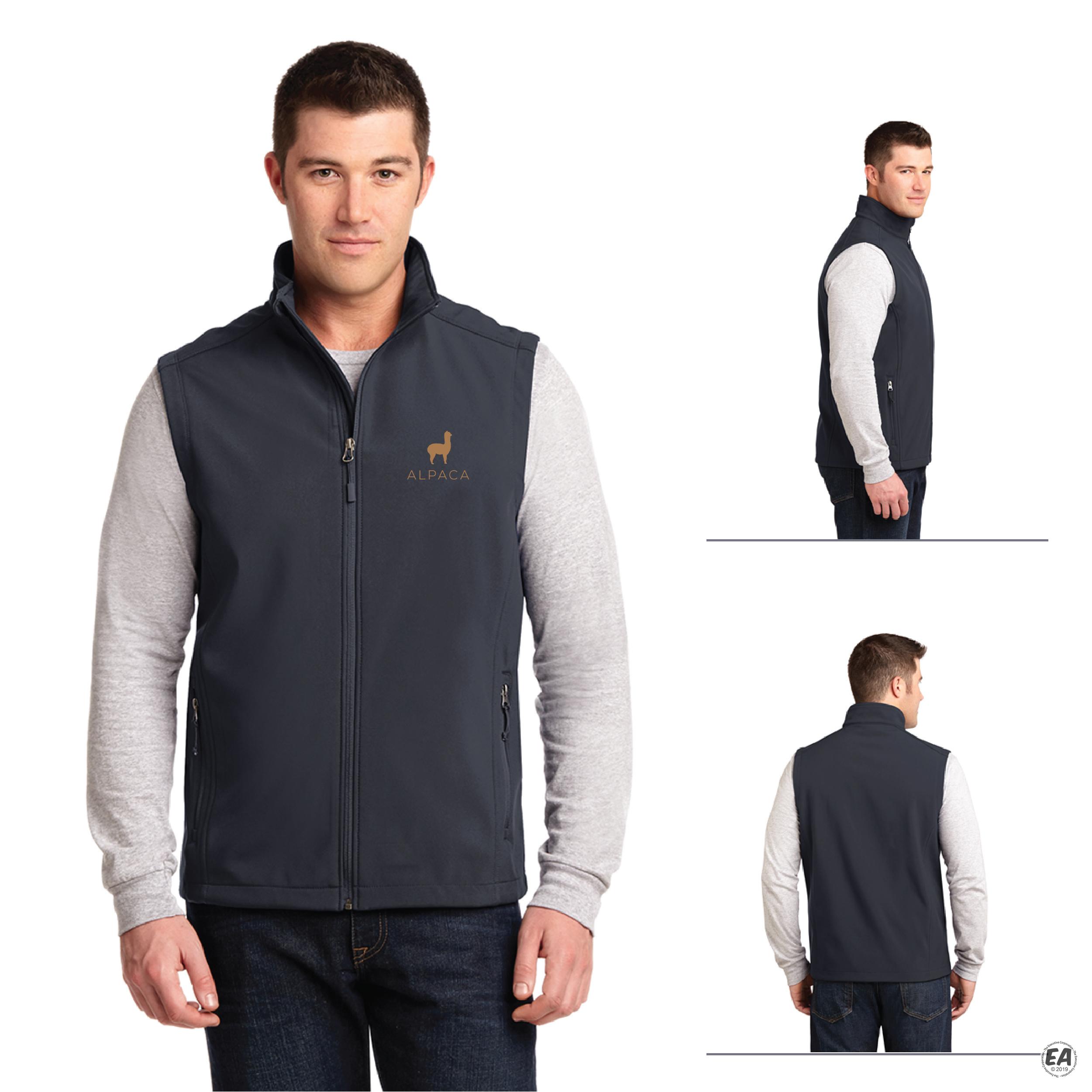 Customized Port Authority J325 Core Soft Shell Vest | Promotional Vests ...