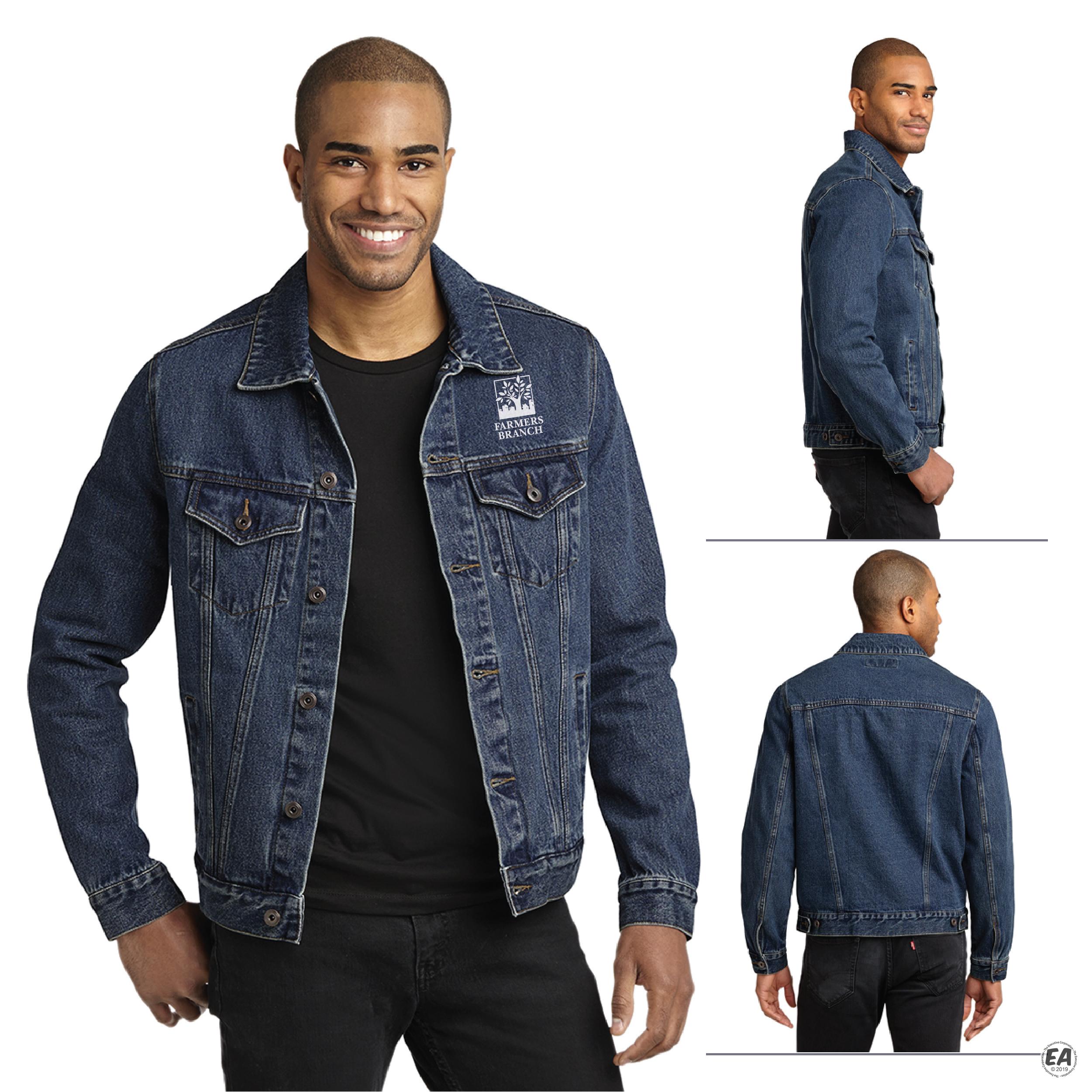 Customized Port Authority J7620 Denim Jacket | Branded Ladies Winter ...