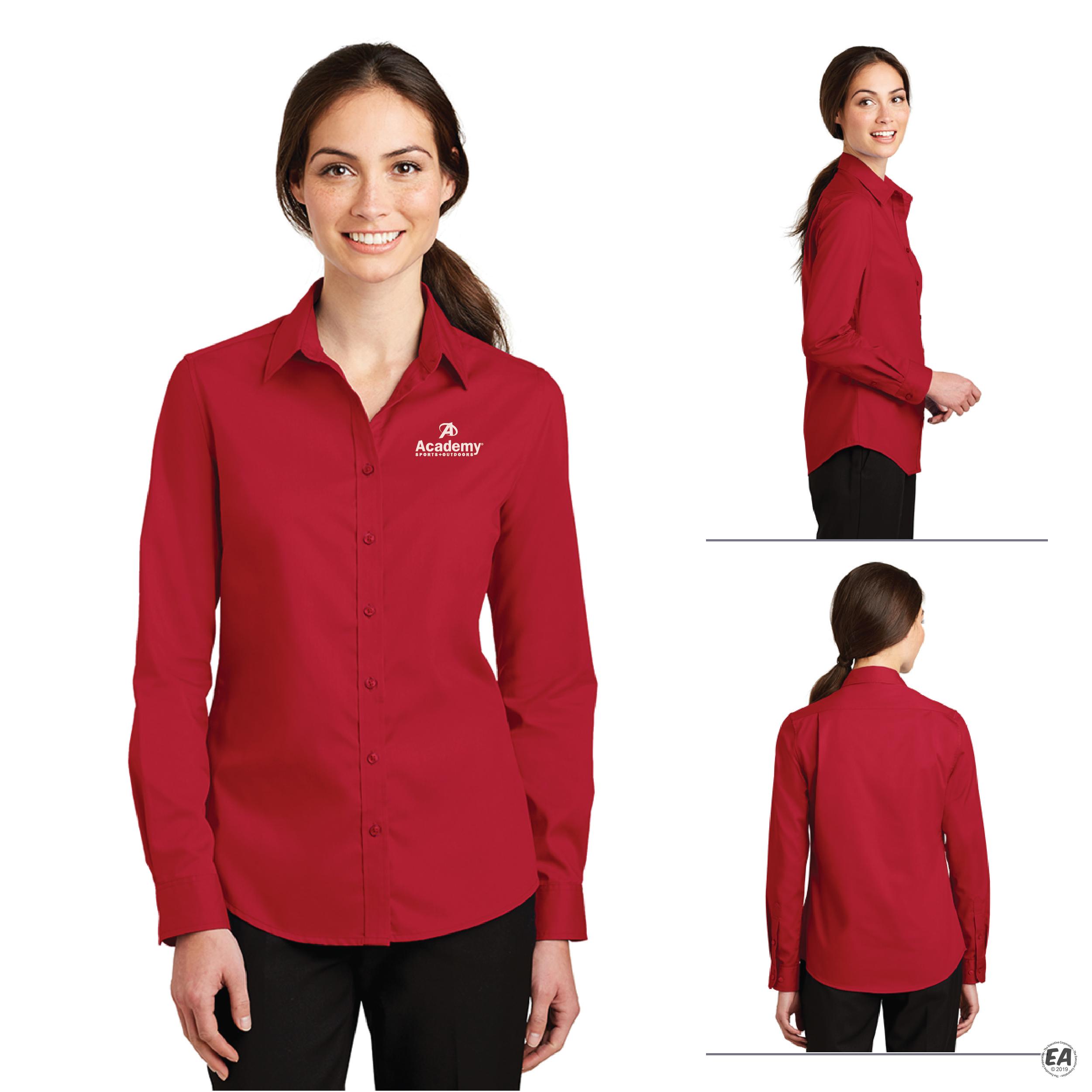 Promotional Port Authority L663 Ladies SuperPro Twill Shirt | Branded ...