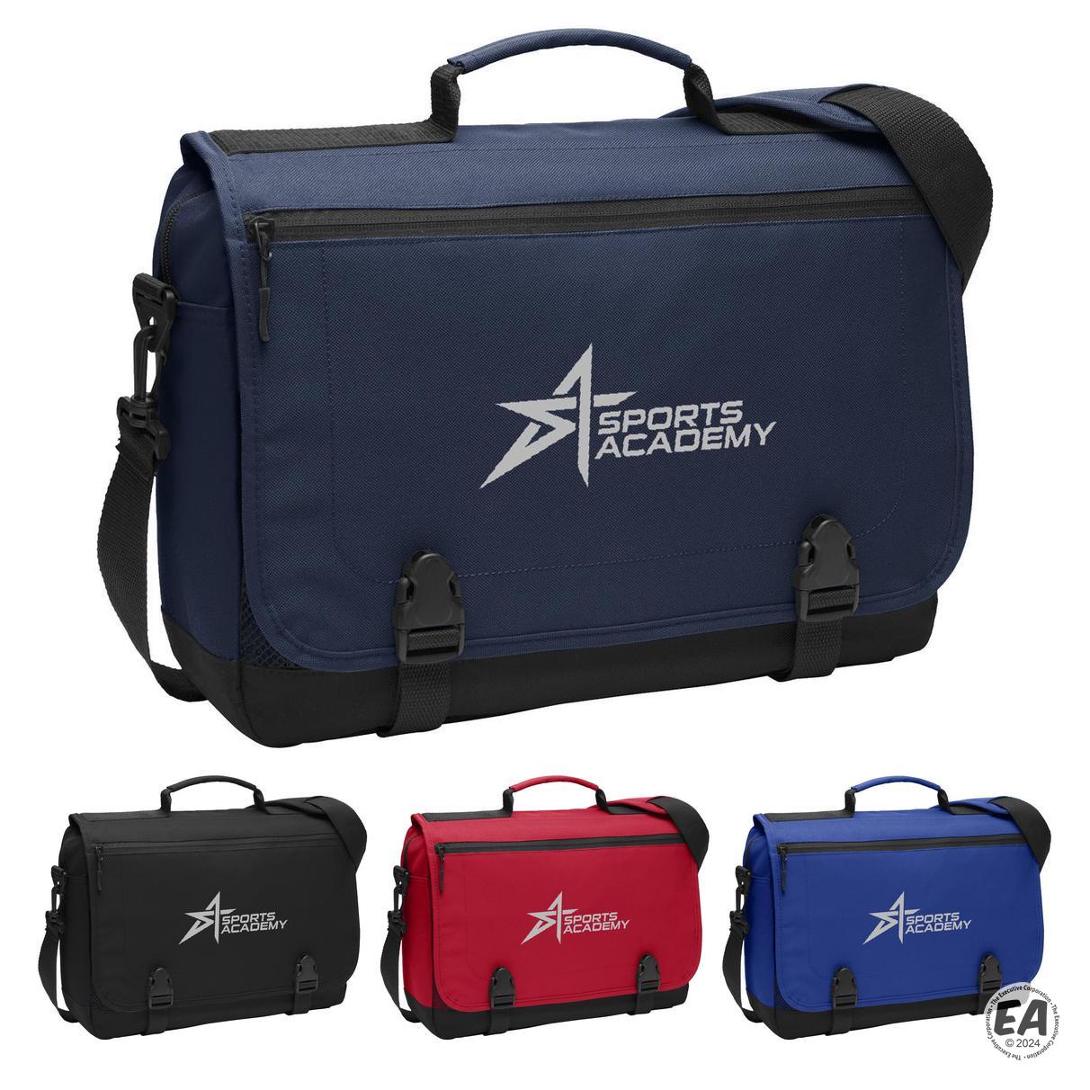 Promotional Port Authority BG304 Messenger Briefcase | Customized ...