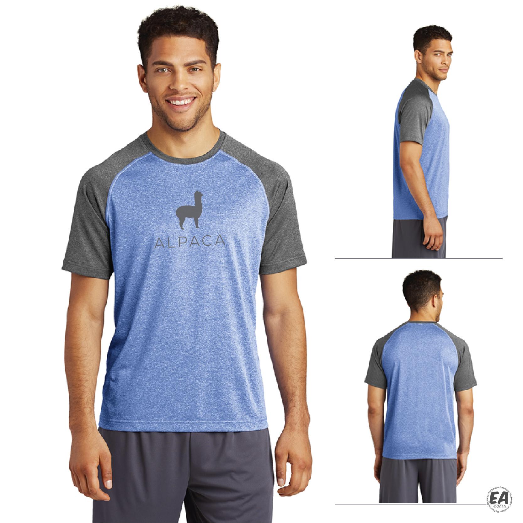 Promotional Sport-Tek ST362 Heather-On-Heather Contender Tee ...