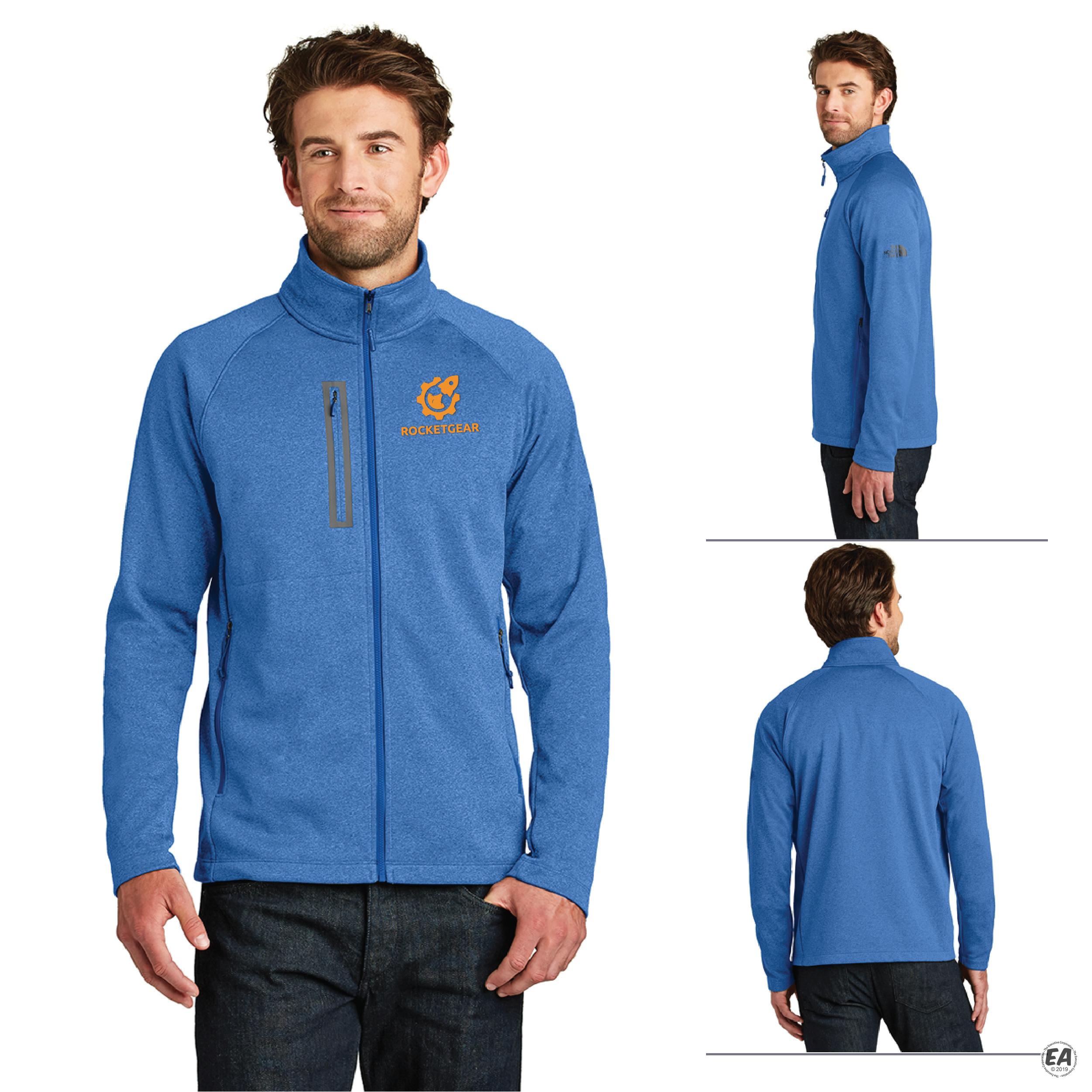 Customized The North Face NF0A3LH9 Canyon Flats Fleece Jacket ...
