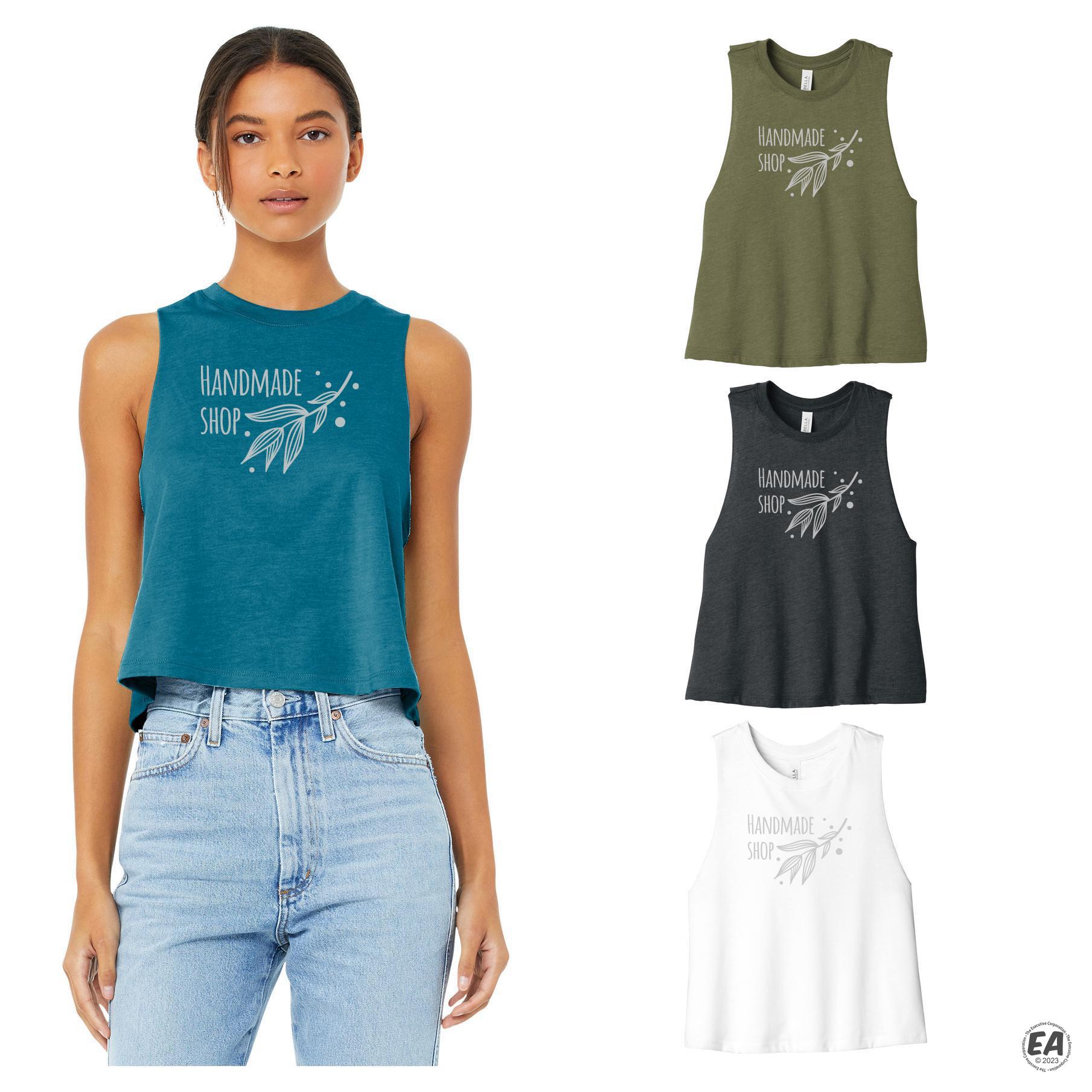 Promotional Bella+Canvas BC6682 Women's Racerback Cropped Tank ...