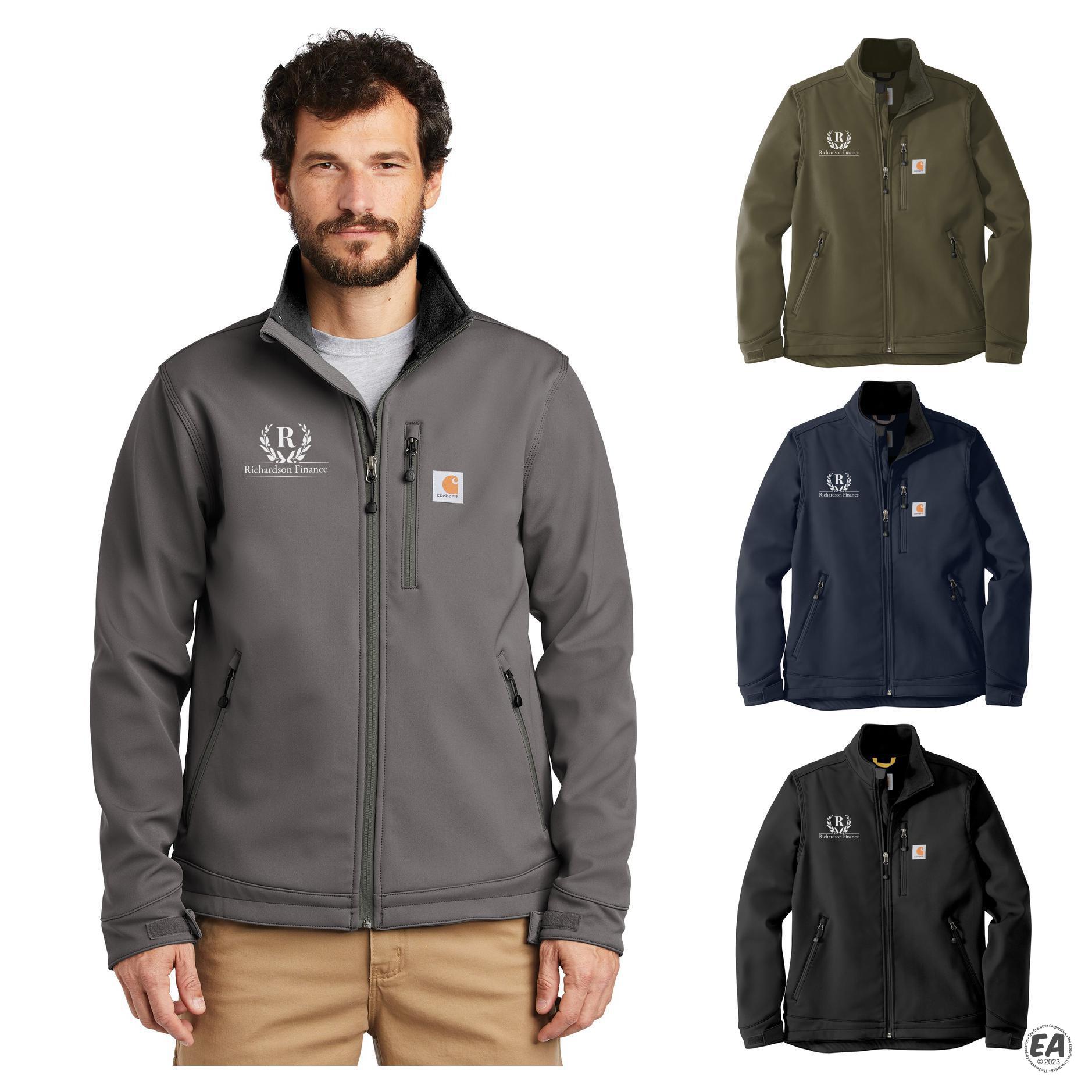 Customized Carhartt CT102199 Crowley Soft Shell Jacket | Promotional Jackets | Custom Carhartt ...