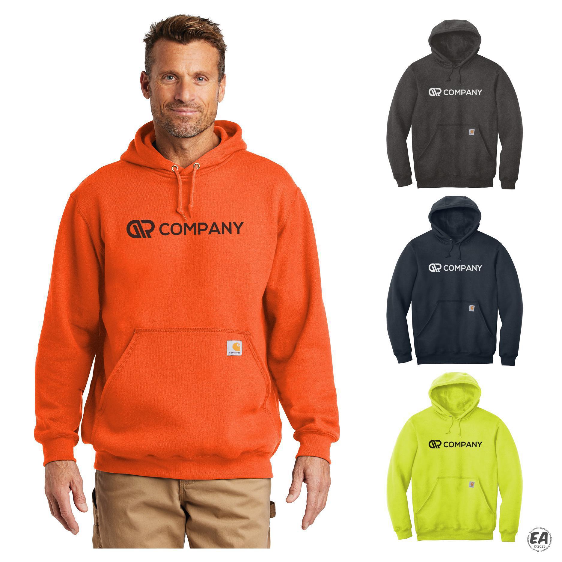 Custom Carhartt CTK121 Midweight Hooded Sweatshirt | Customized Hoodies ...