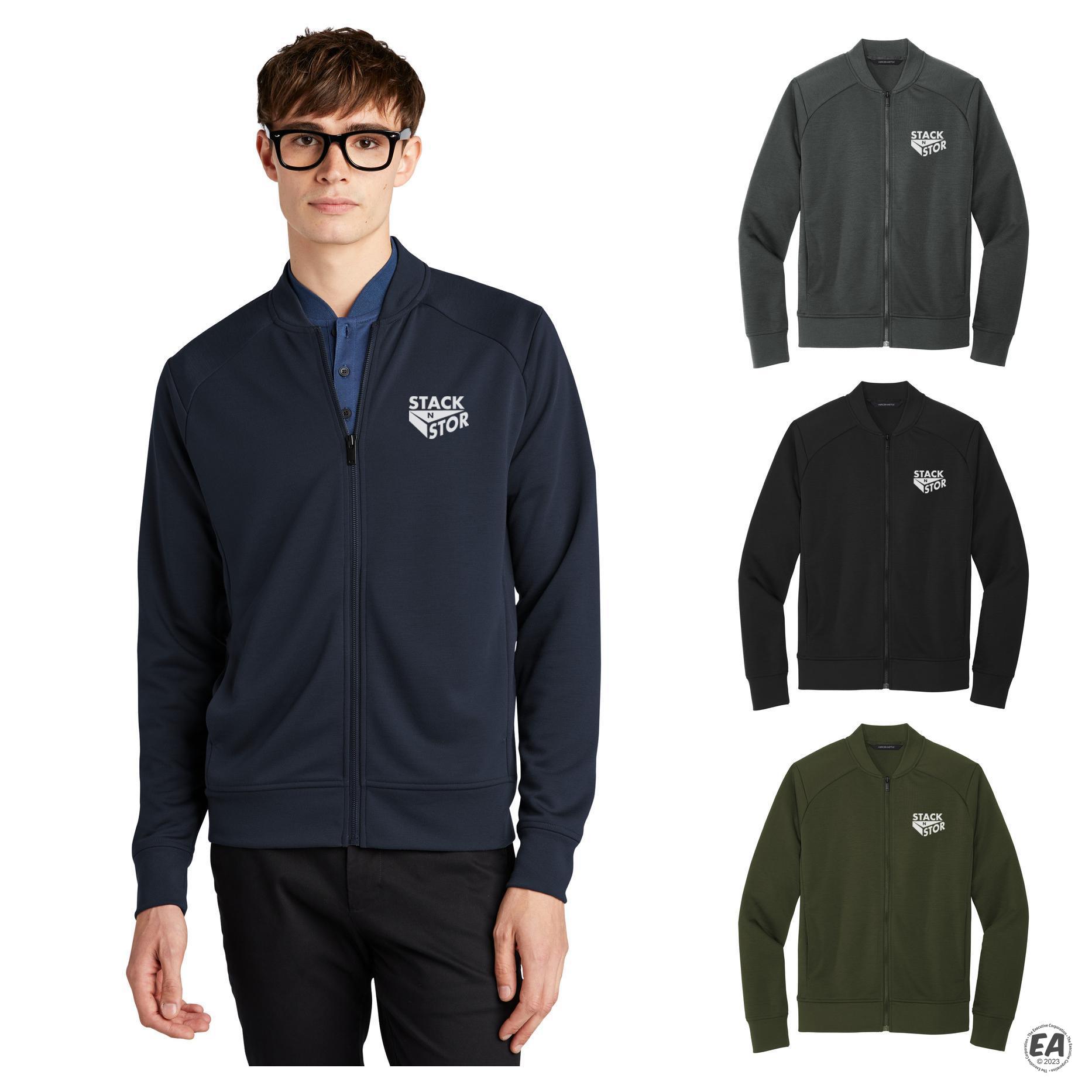 Branded Mercer+Mettle MM3000 Double-Knit Bomber | Promotional Fleece ...